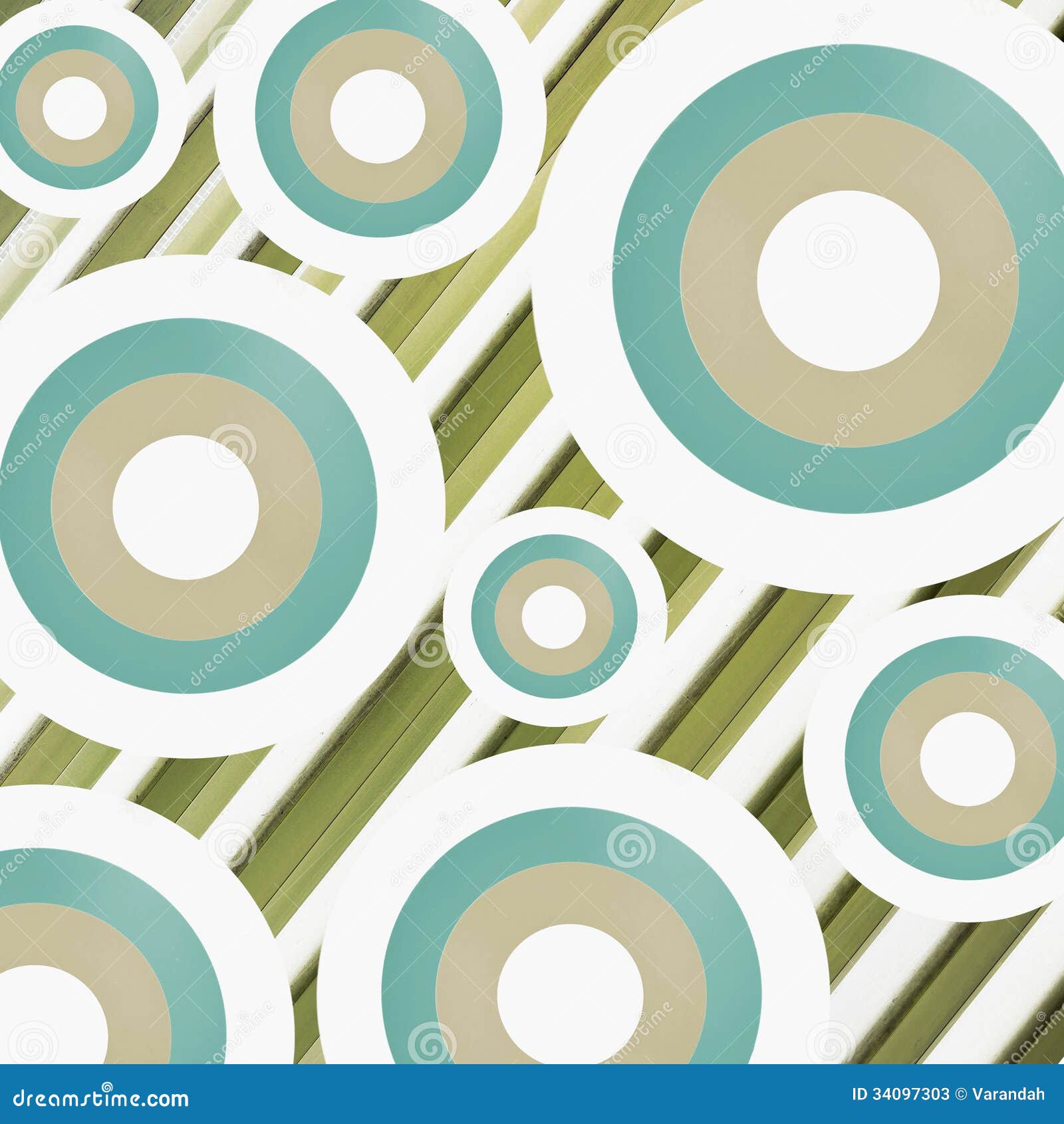 Retro Circle with Stripe Background Stock Image - Image of style ...