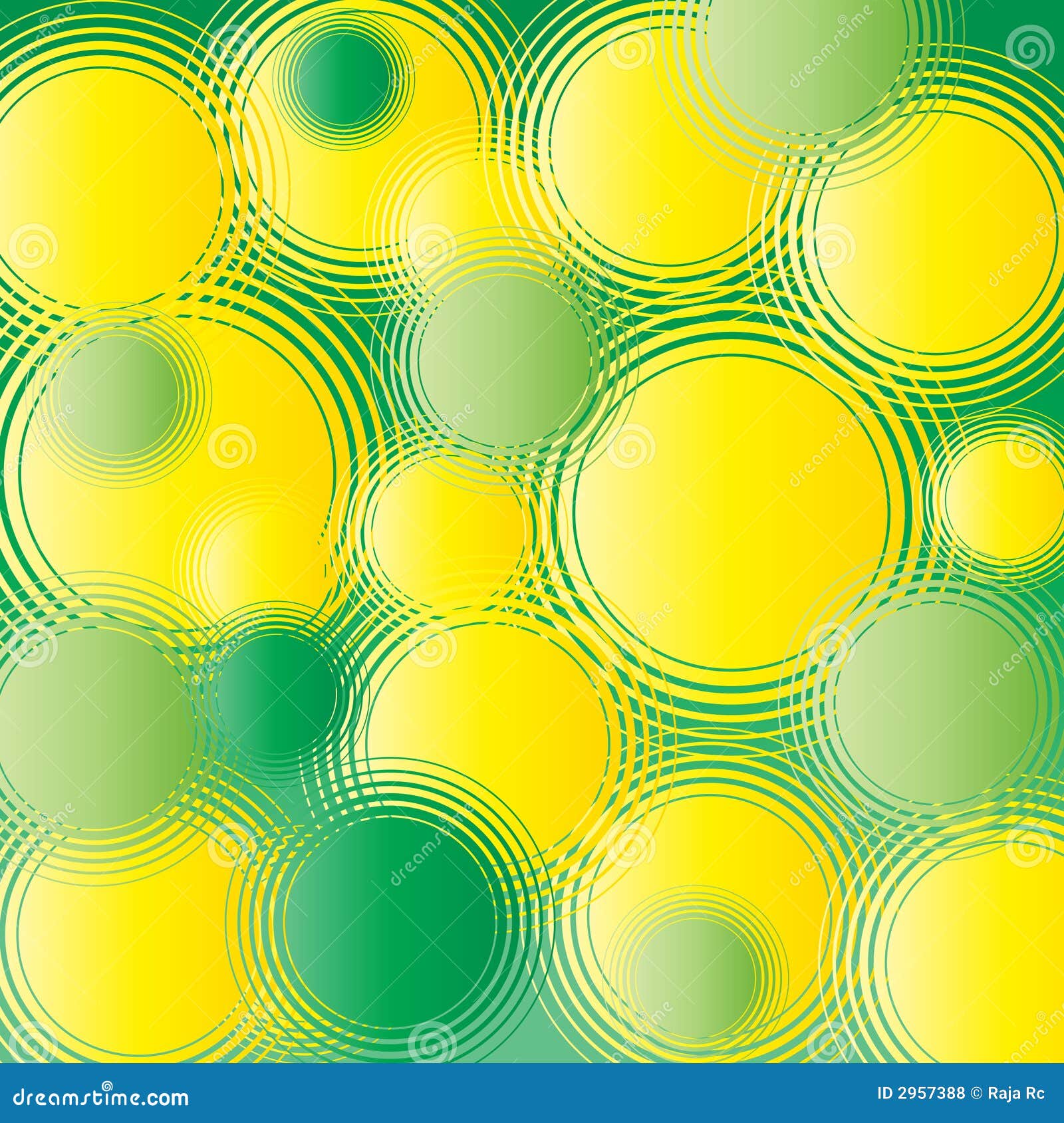 Retro circles stock vector. Illustration of floral, lovely - 2957388