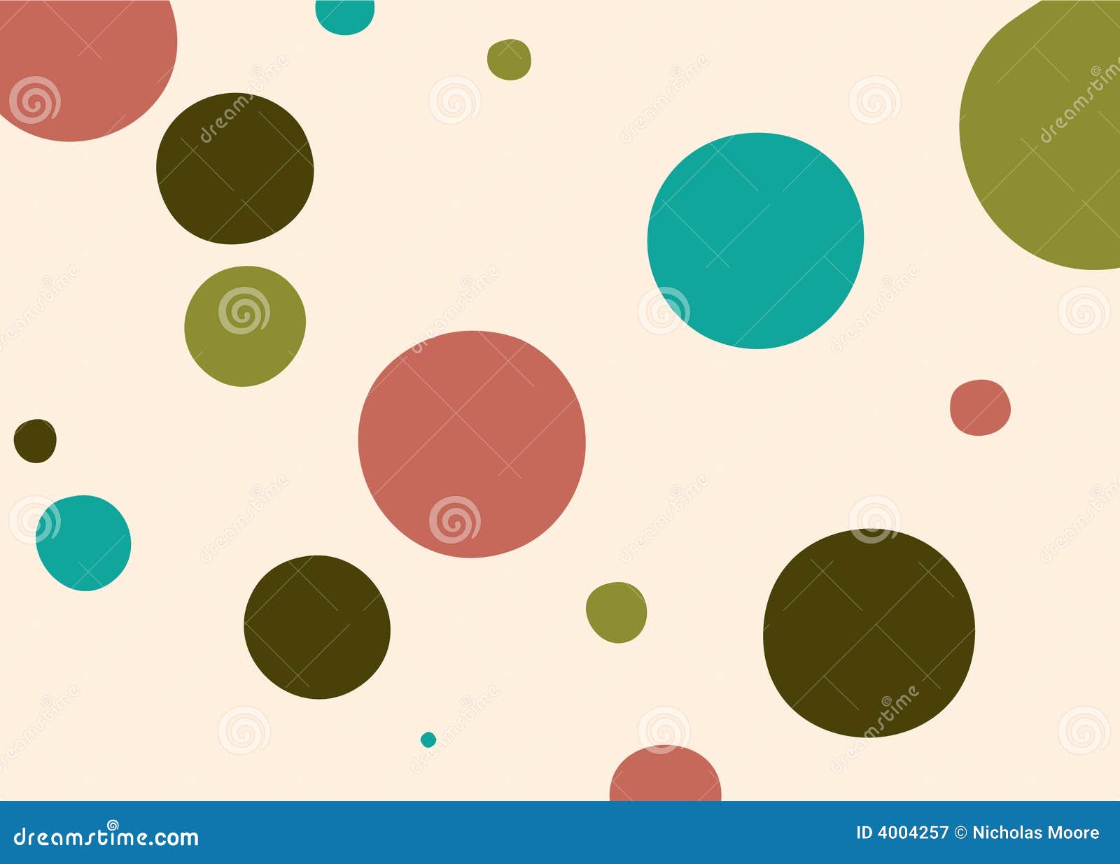 Retro circles background stock vector. Illustration of abstract - 4004257