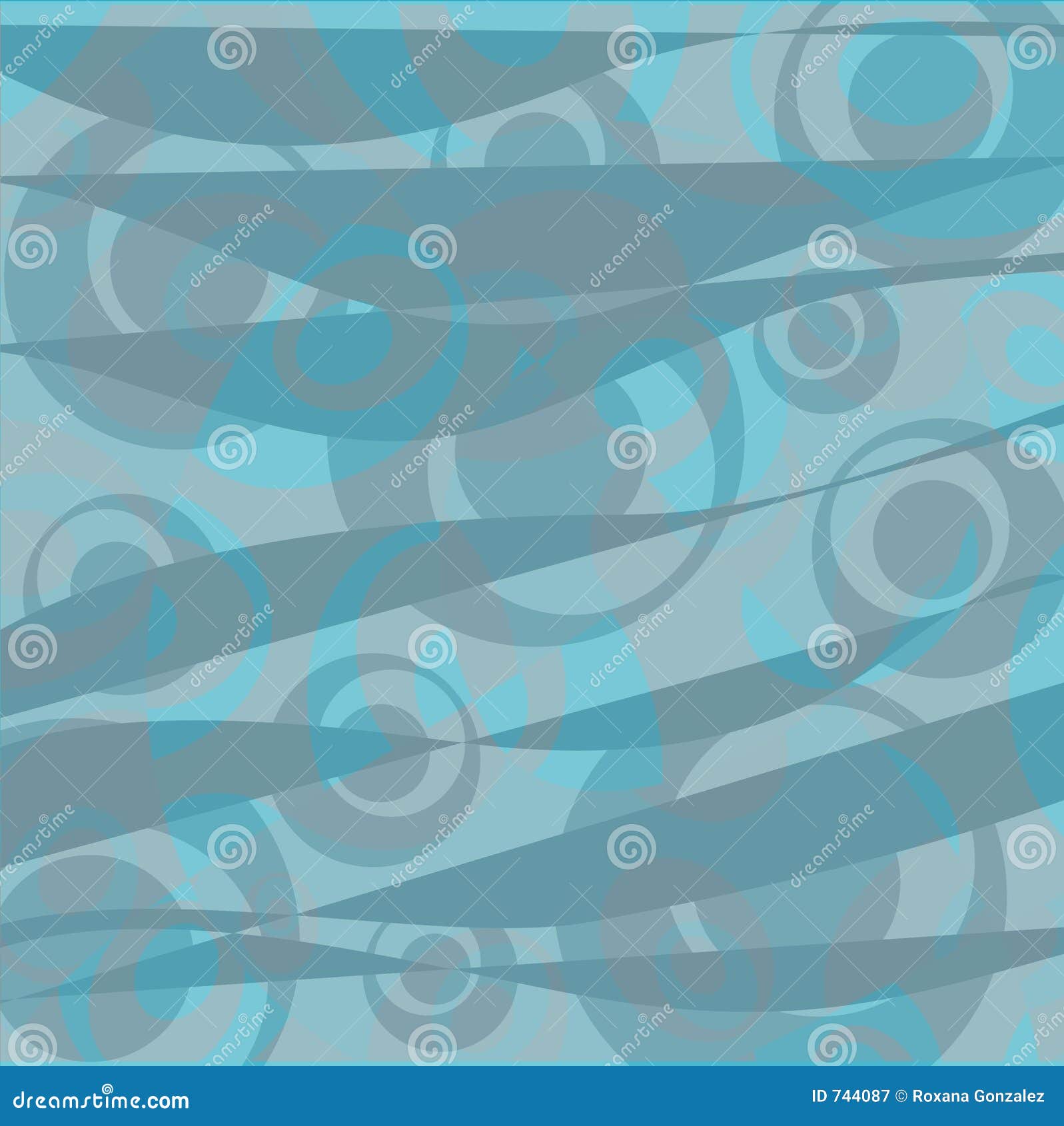 Retro Circles Background - Blue Stock Illustration - Illustration of ...