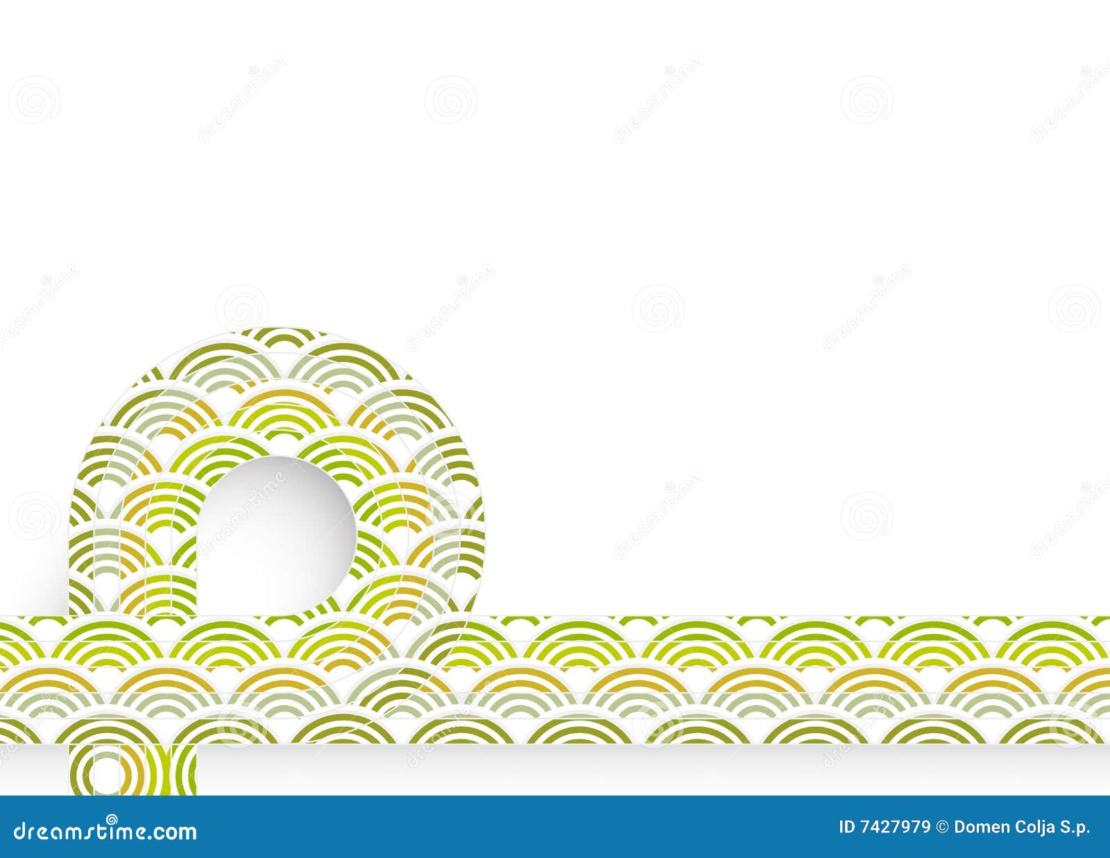 Retro circles sheet stock vector. Illustration of decoration - 7427979