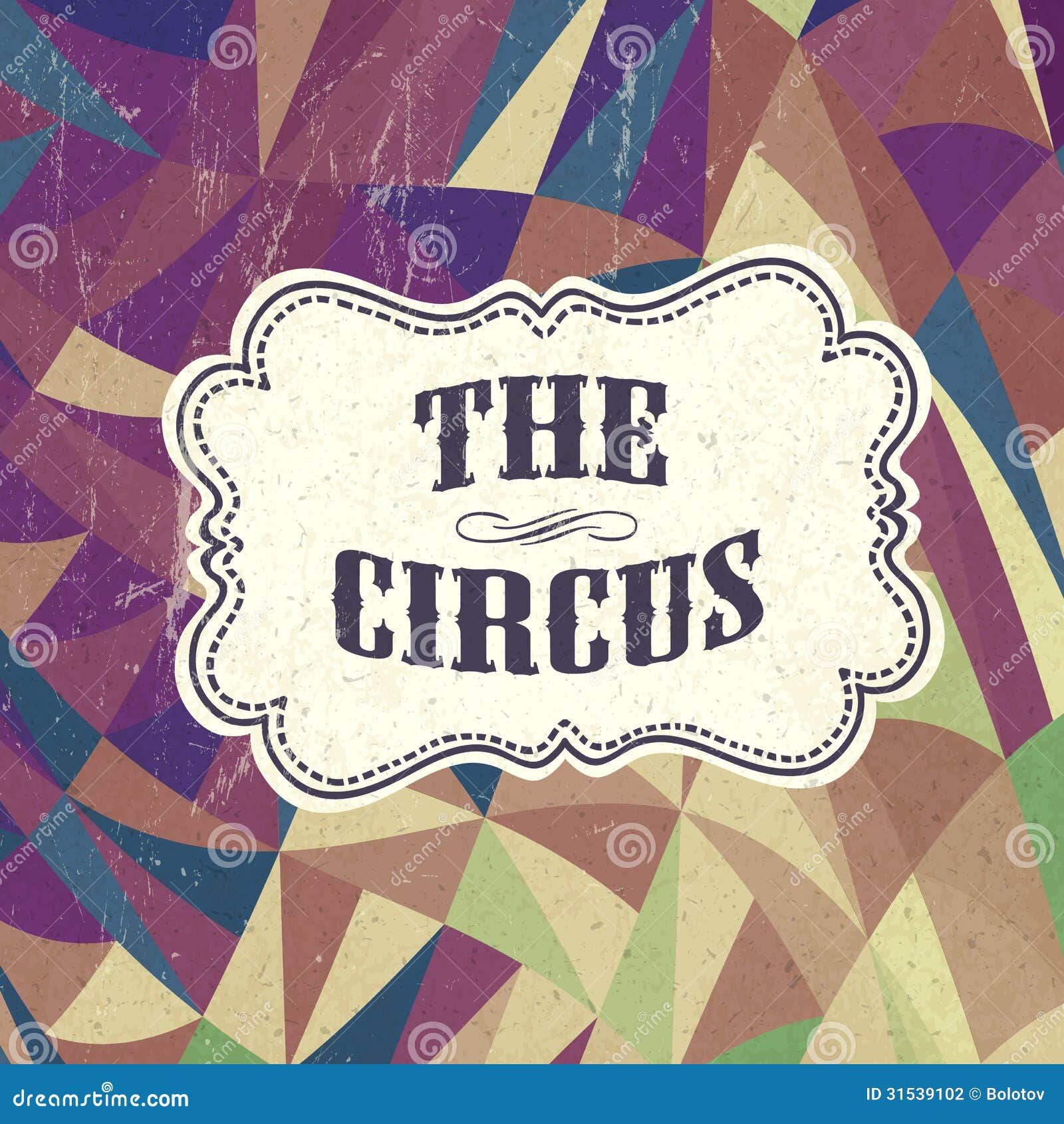 Retro circus background stock vector. Illustration of carnaval - 31539102