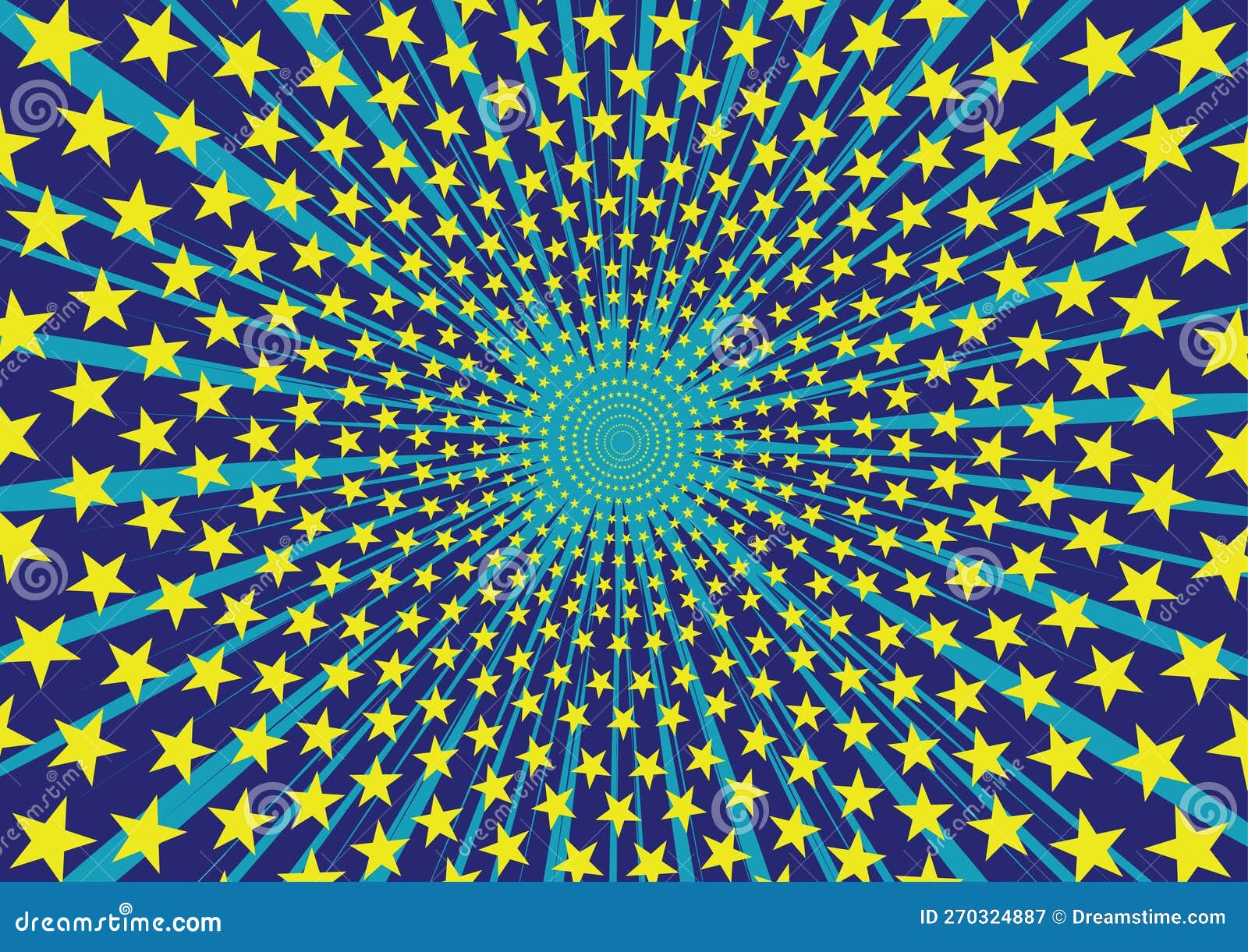 Retro Clipart Background with Halftone Stars and Irregular Rays. the ...