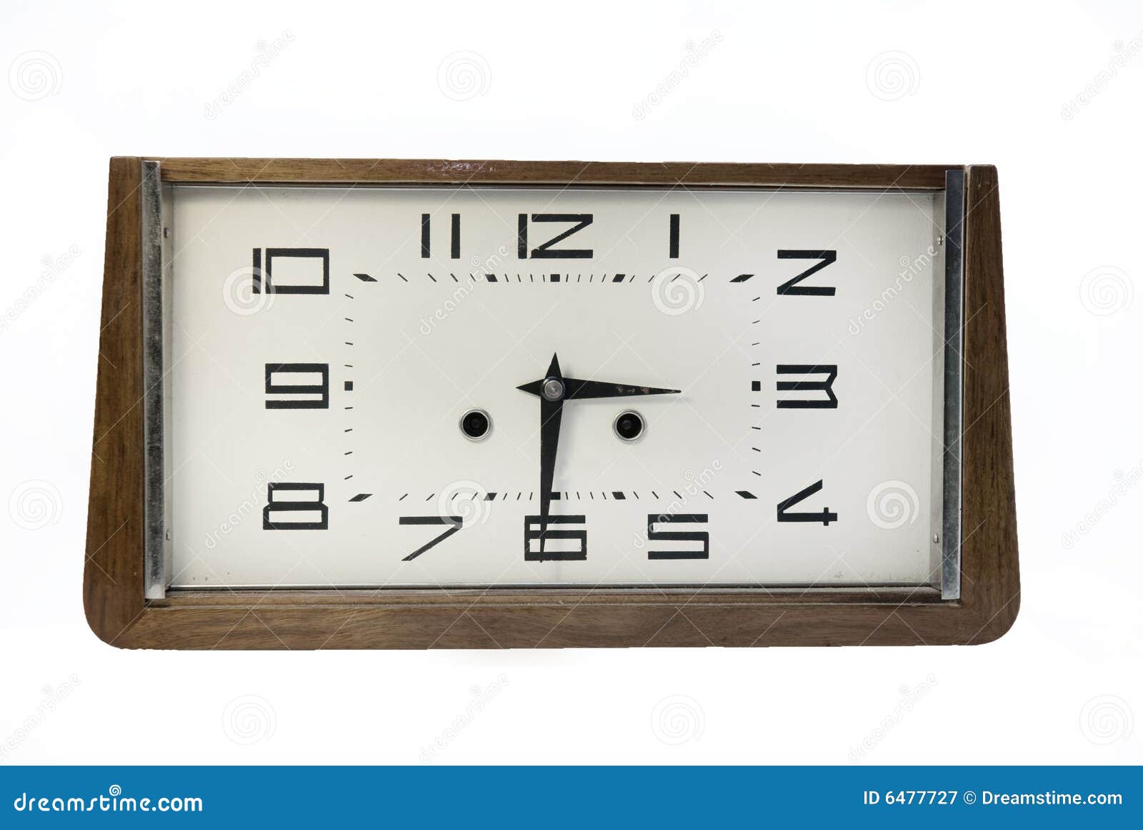 Retro clock stock image. Image of fashioned, retro, clock - 6477727