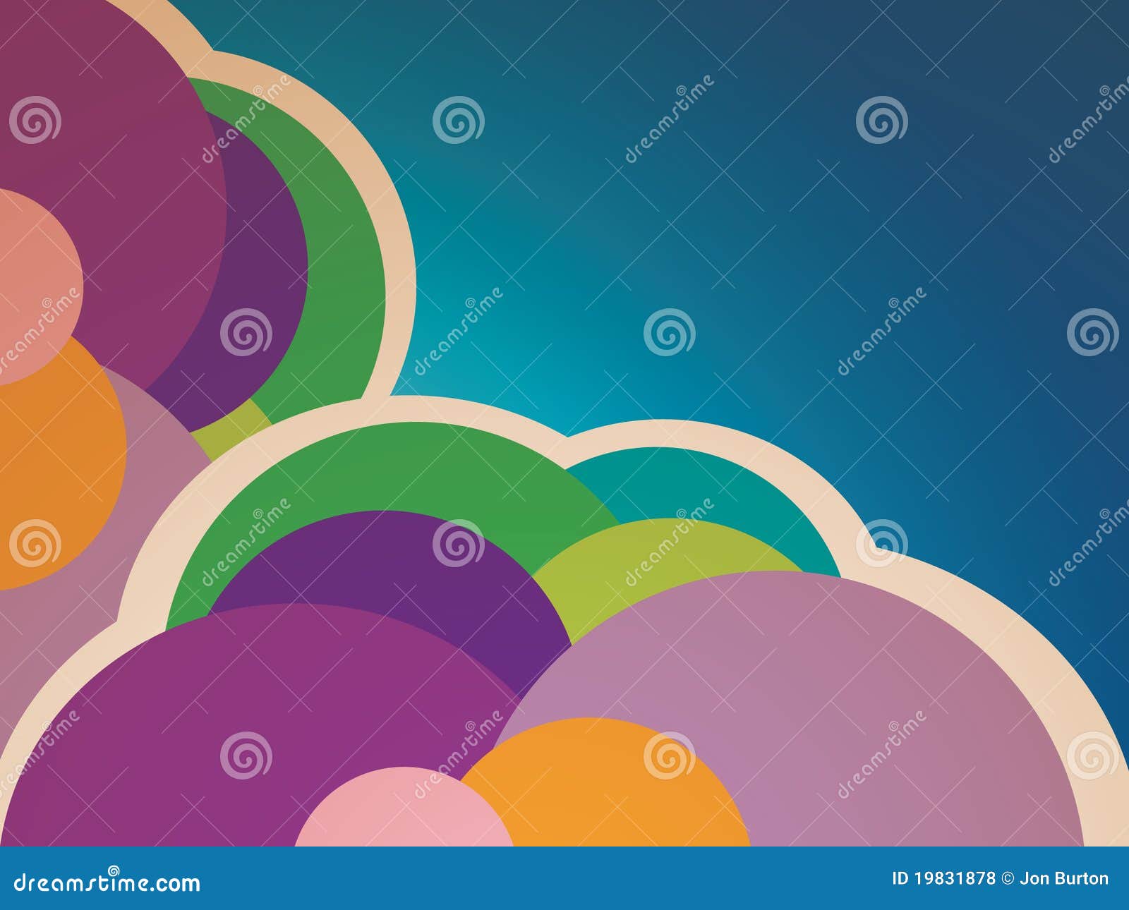 Retro Cloud Background stock illustration. Illustration of signboard ...