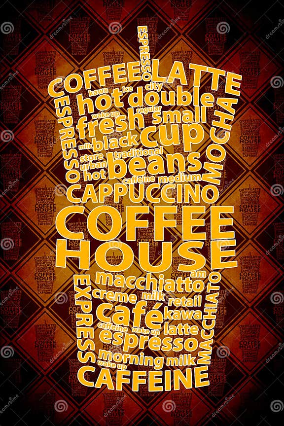 Retro Coffee Ad Background stock photo. Image of board - 32700694