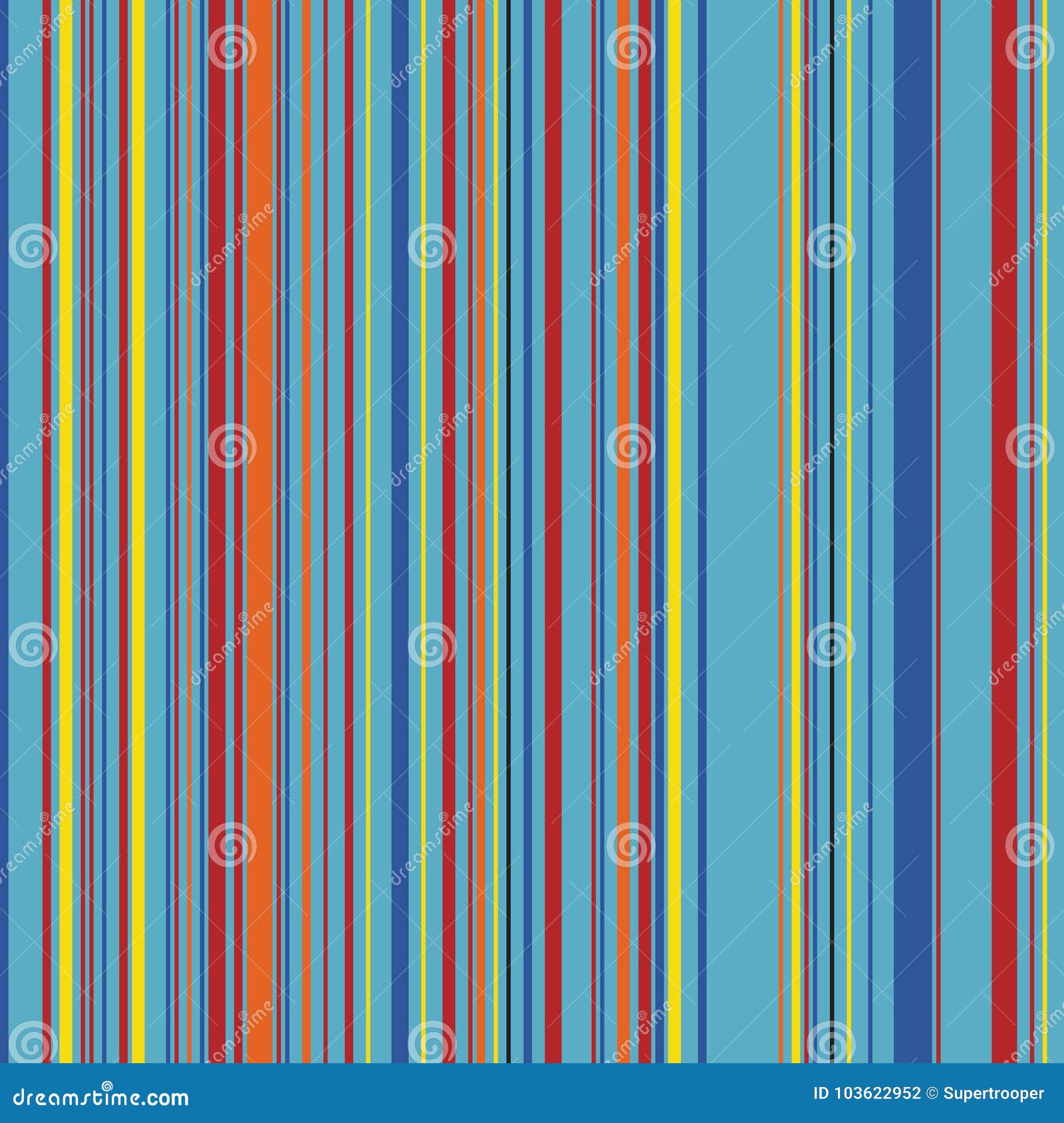 Retro Color Straight Vertical Variable Width Stripes Stock Vector ...