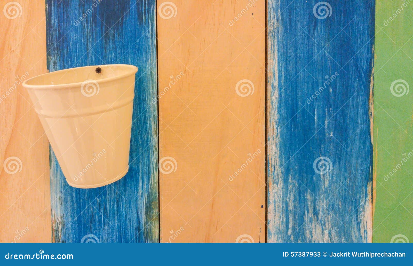 Retro Color Wood Texture Background with Empty Beige Can Stock Image ...