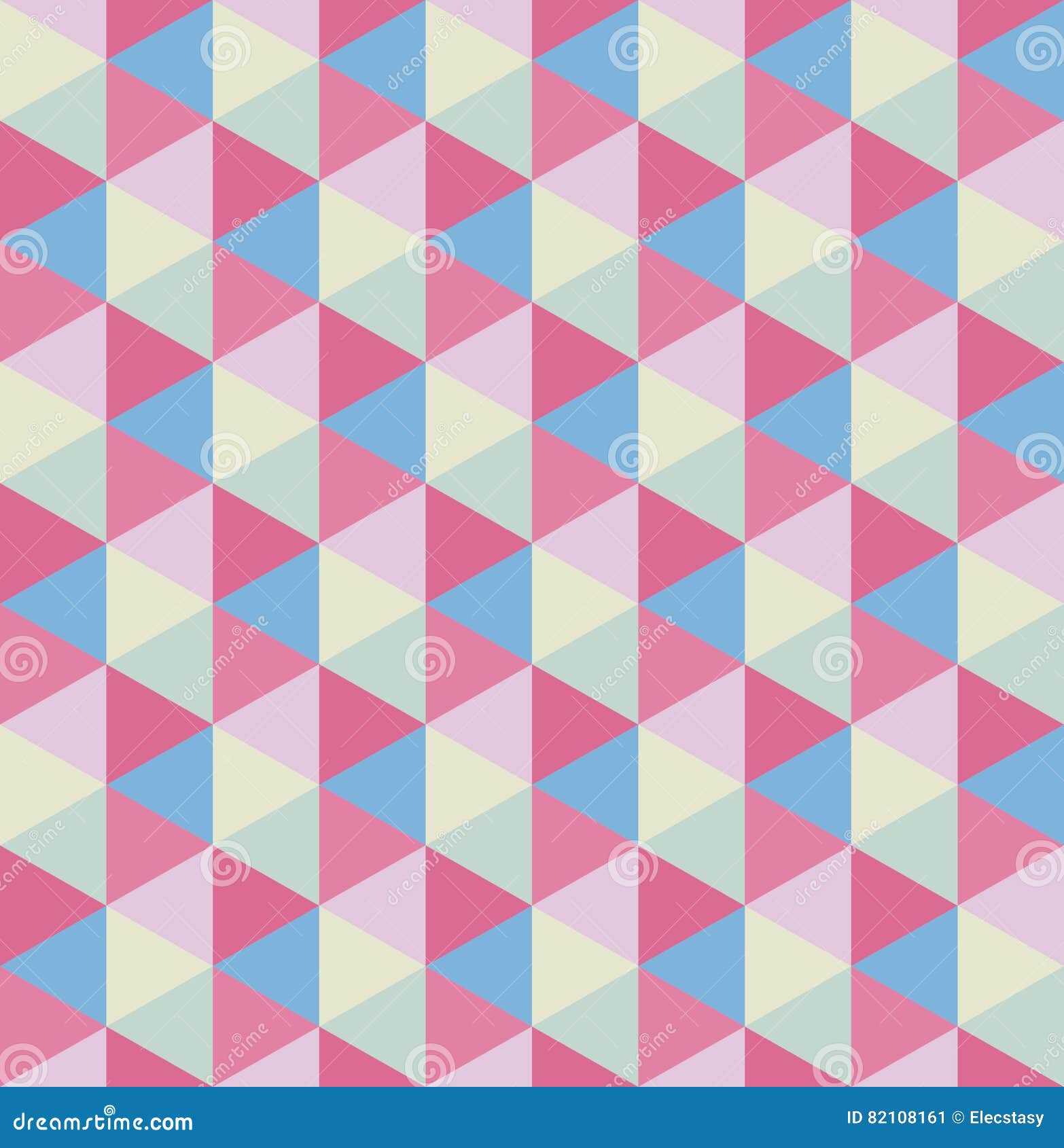 Retro Colored Modern Hexagon Seamless Pattern Design Stock Vector ...