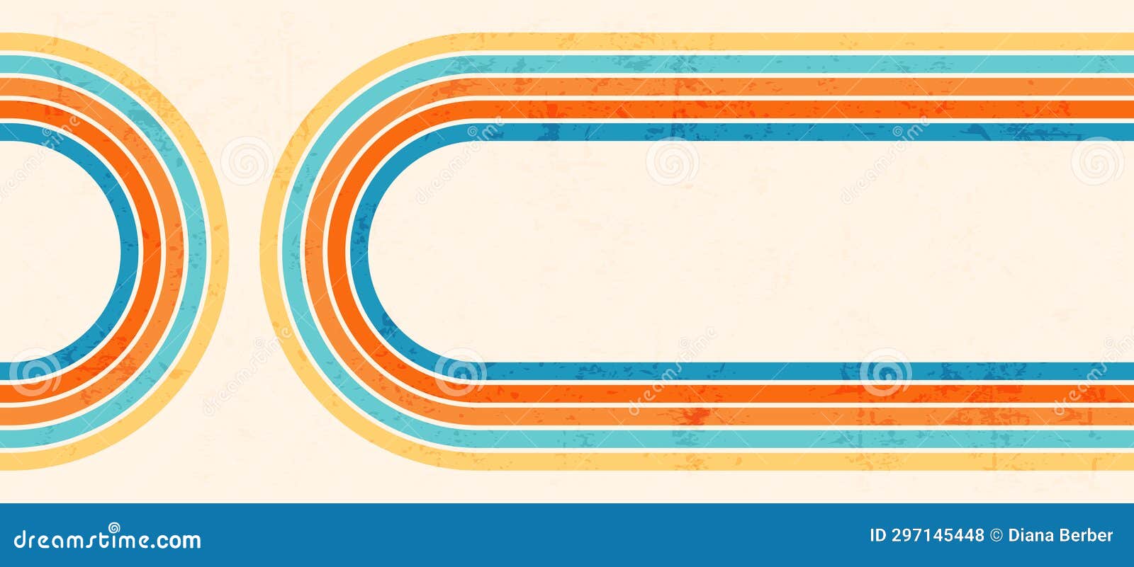 Retro Colorful Backdrop with Bright Stripes, Groovy Background with ...