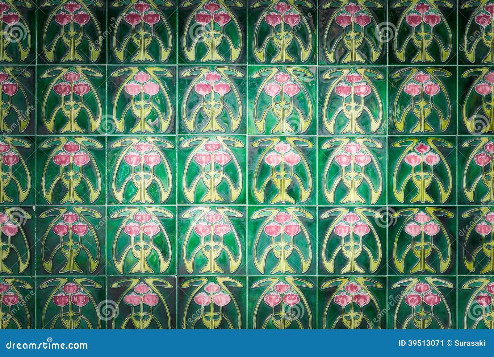 Retro Colorful Ceramic Tiles Stock Image - Image of tiles, house: 39513071