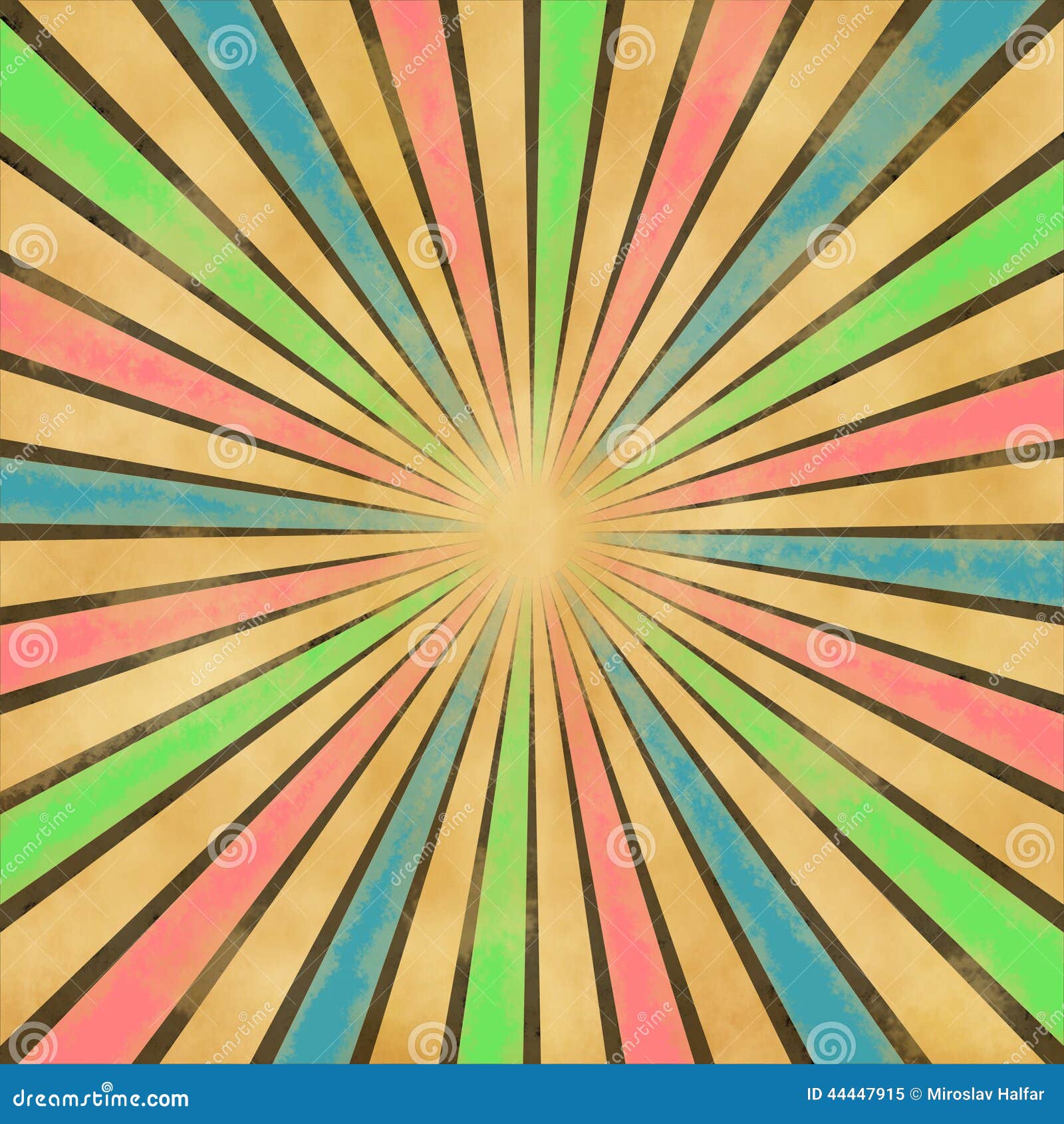 Retro Colorful Vintage Background Stock Illustration - Illustration of ...