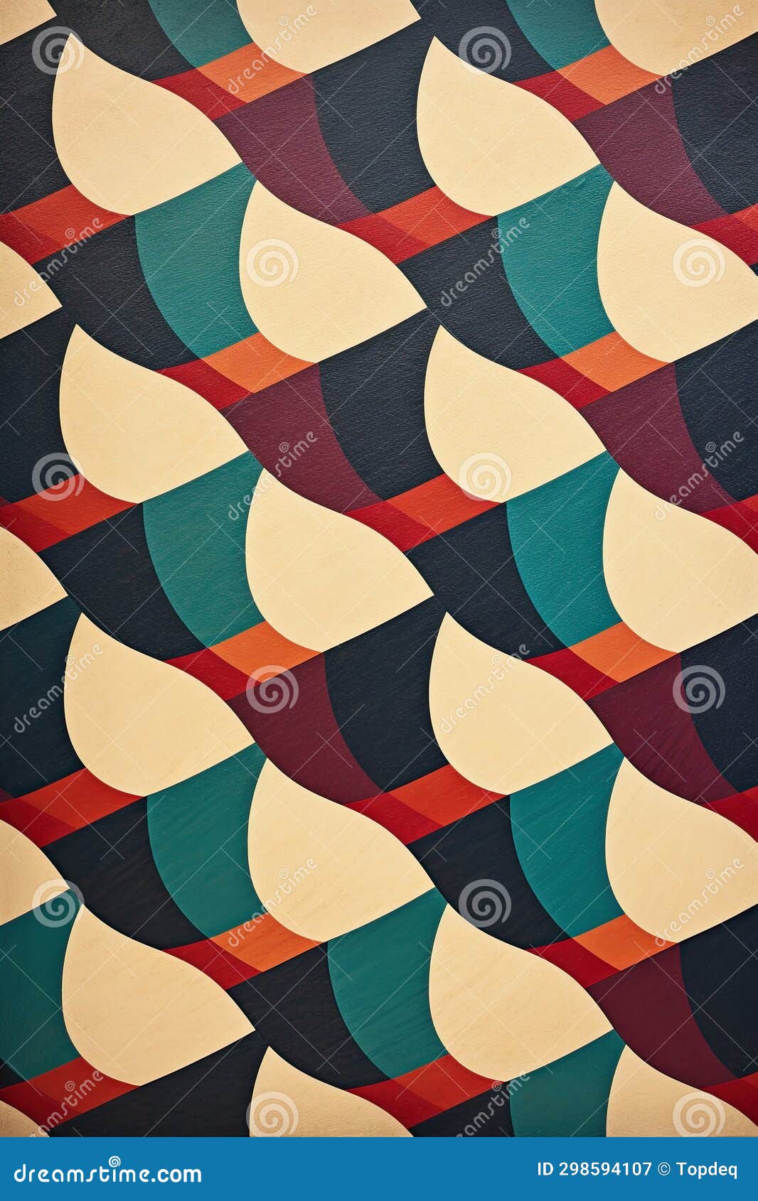 Retro Colors Abstract Vertical Checkerboard Pattern Grainy Texture ...