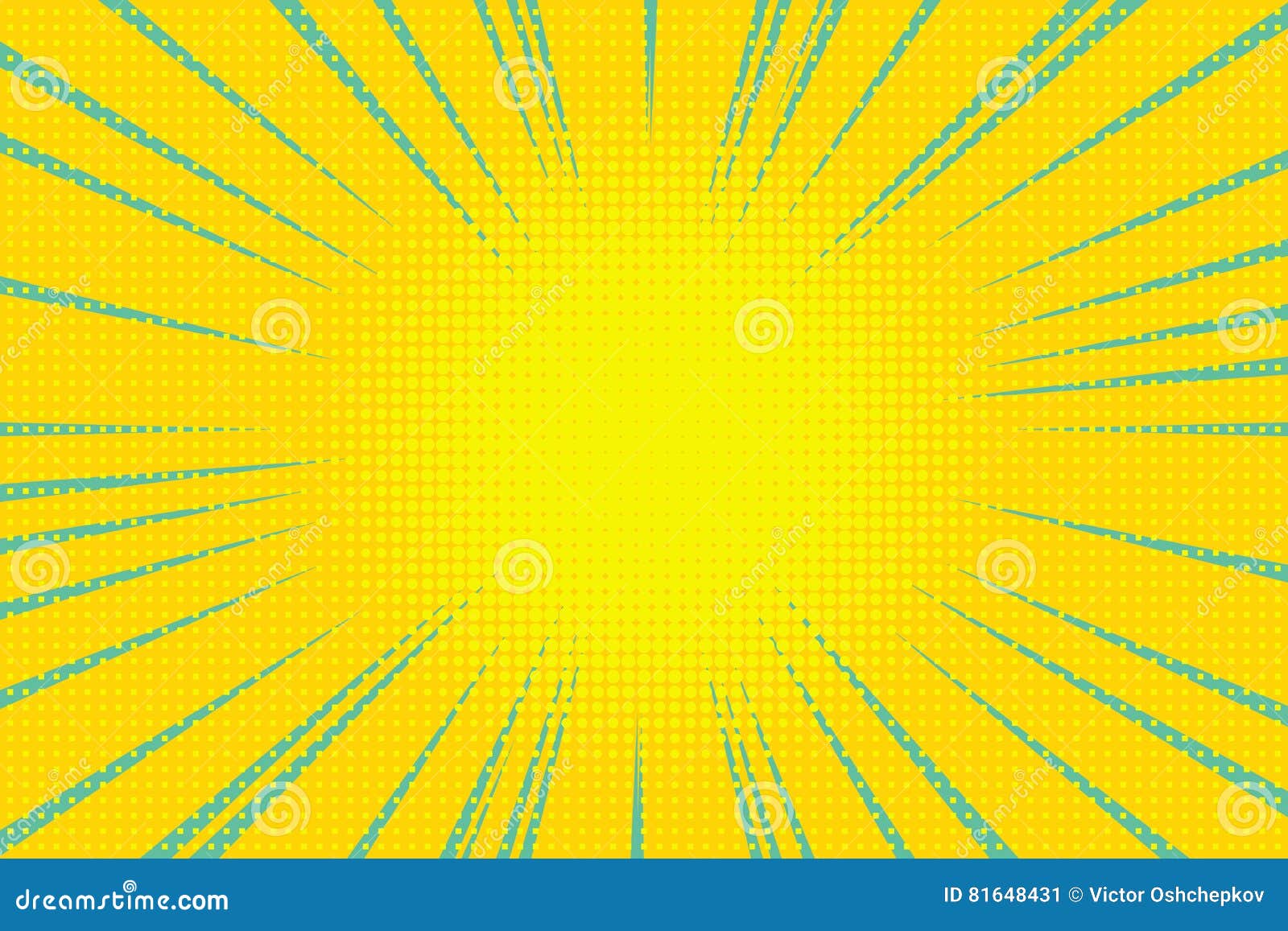 Retro comic background stock vector. Illustration of element - 81648431
