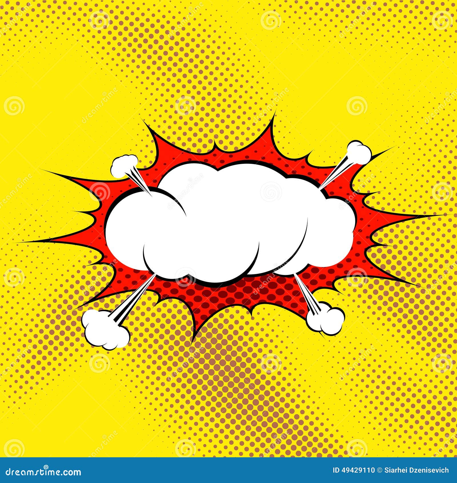 Pop Art Steam Explosion Stock Illustrations – 334 Pop Art Steam ...
