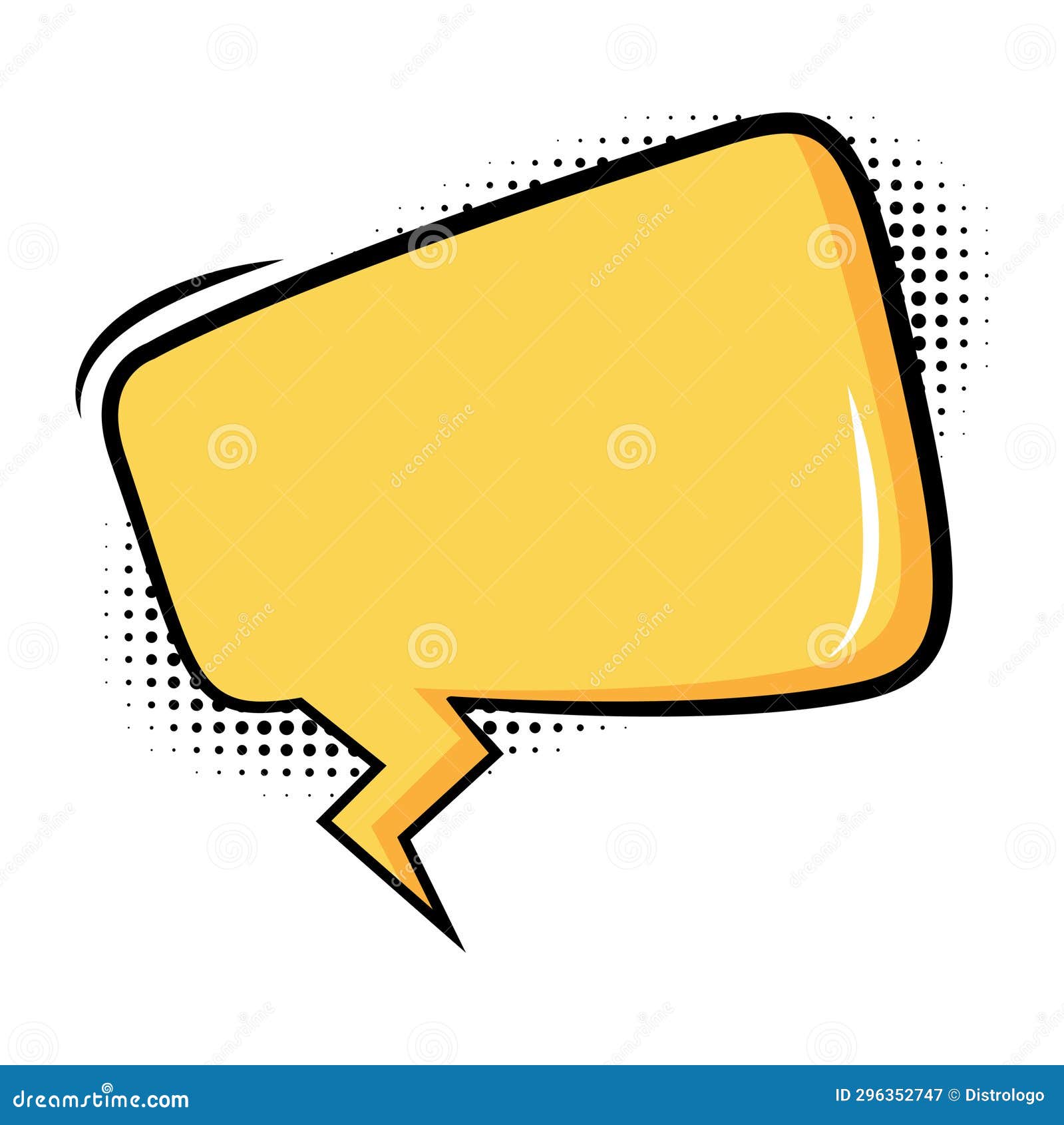 Retro Comic Speech Bubbles in Pop Art Style Stock Vector - Illustration ...