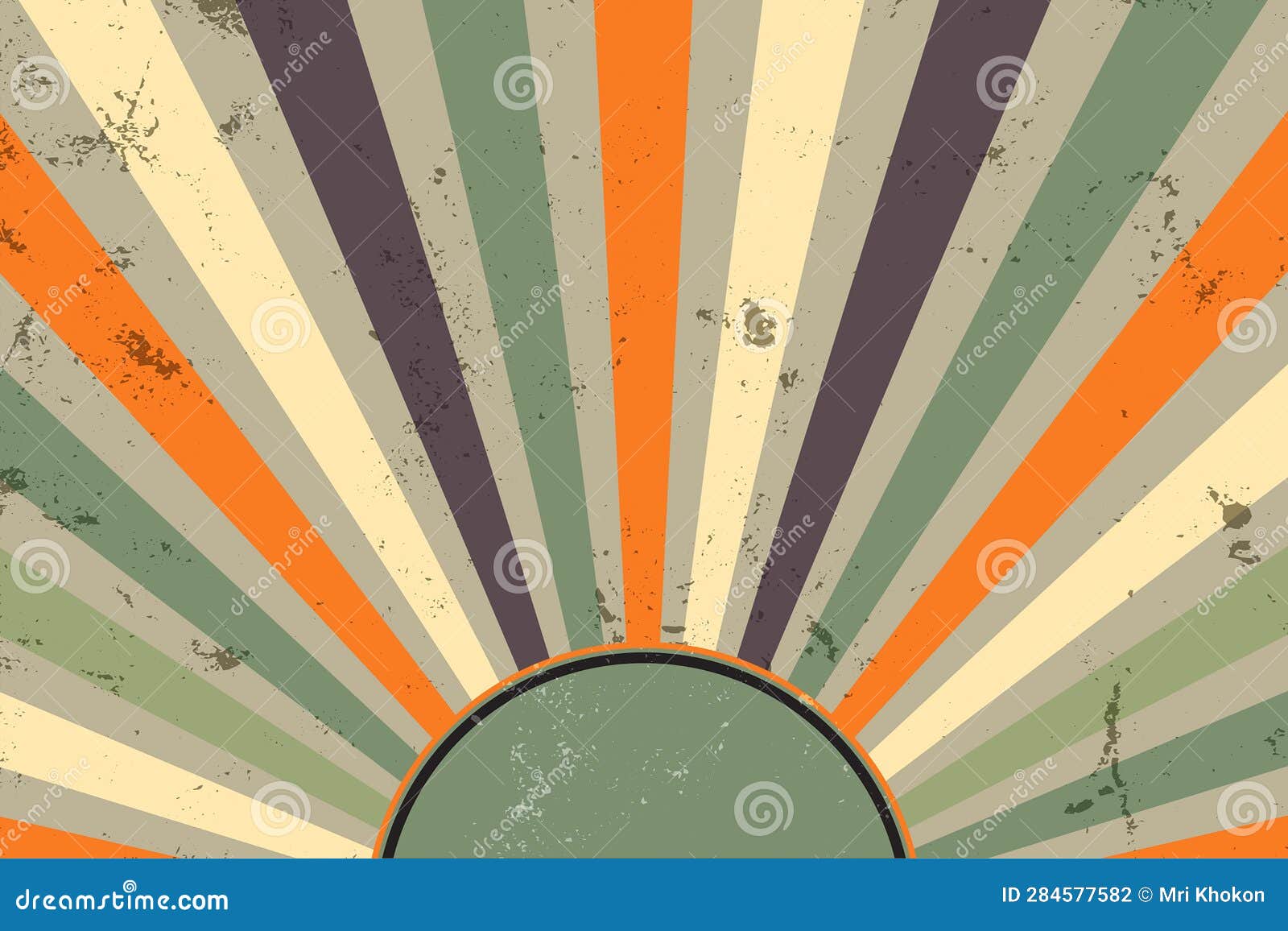Retro Comic Style Background with Sun Ray Texture Effects Stock Vector ...