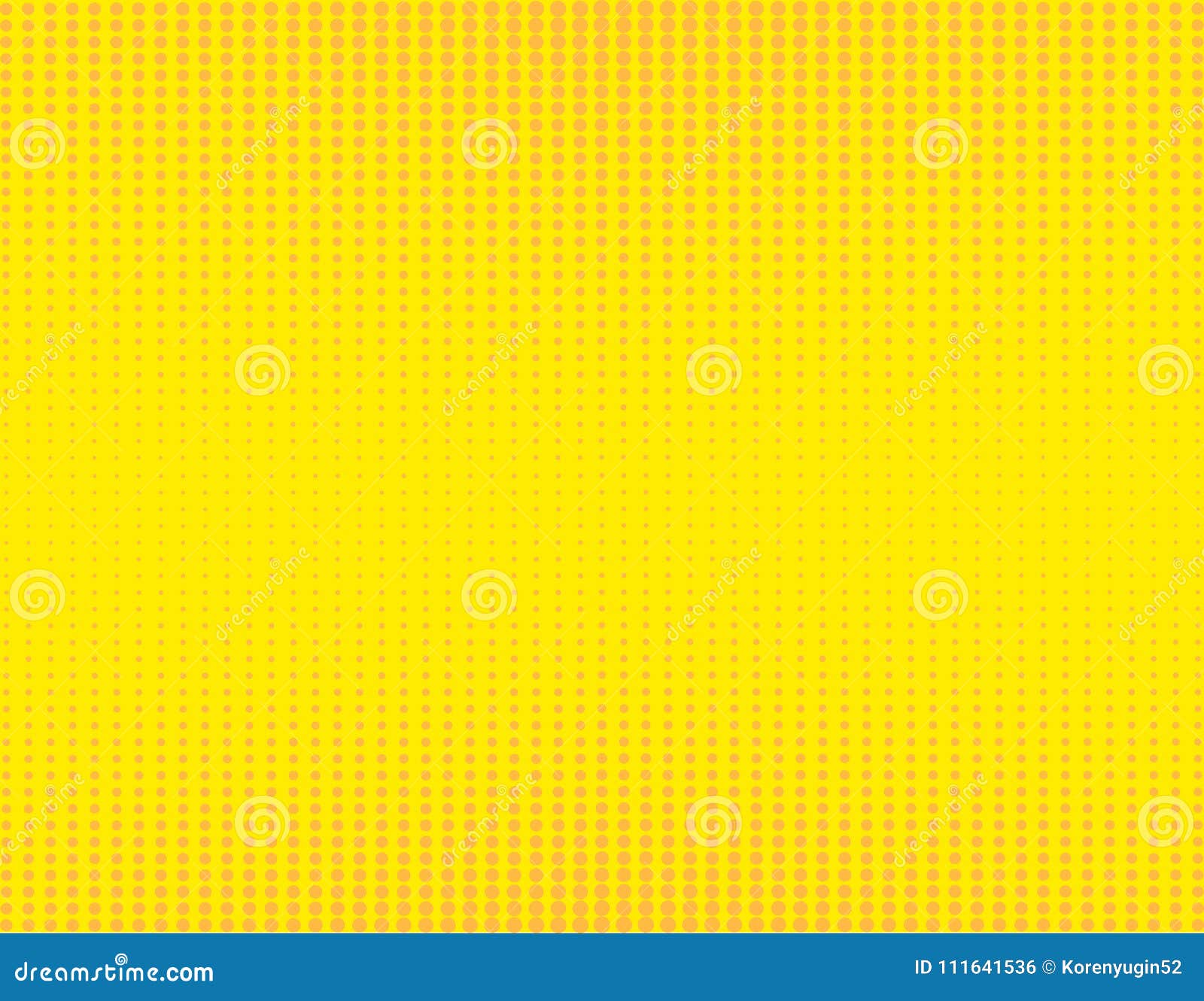 Retro Comic Yellow and Orange Background Raster Gradient Halftone Pop ...
