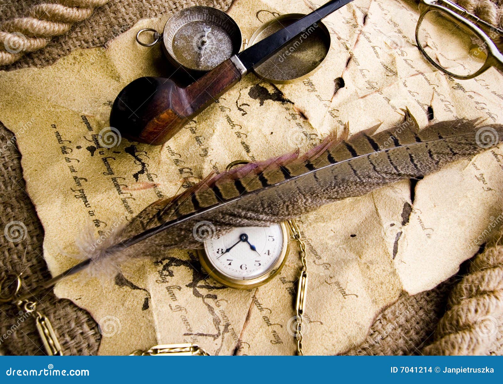 Retro Concept and Old Paper Stock Photo - Image of collectible, grunge ...