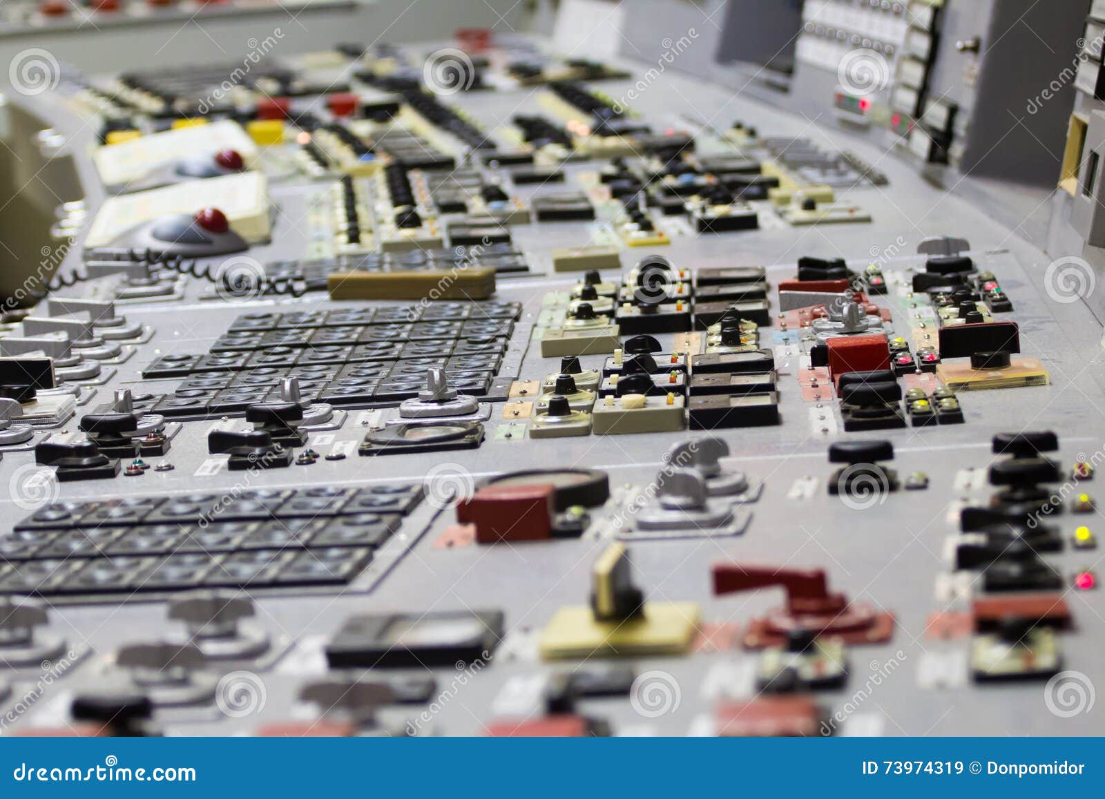 Retro control panel stock image. Image of channel, business - 73974319