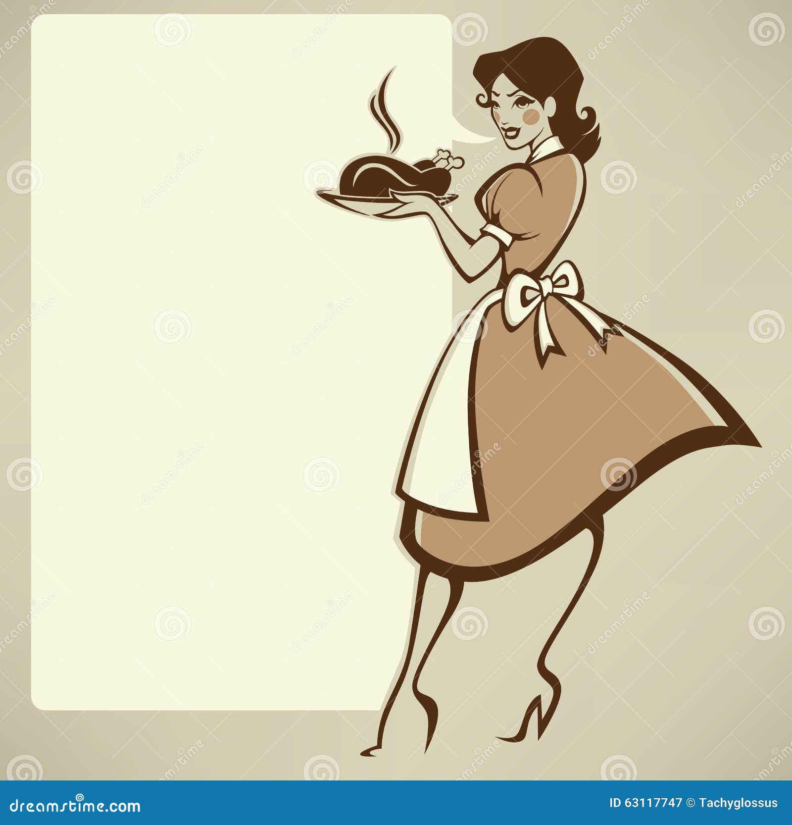 Retro cooking stock vector. Illustration of flavors, menu - 63117747