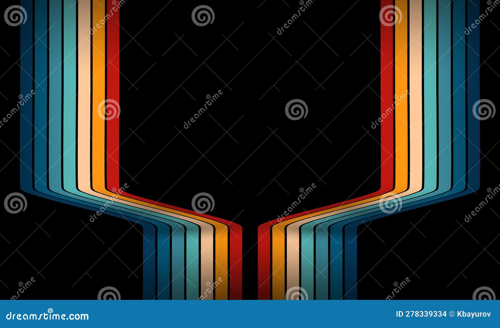 Vintage Striped Backgrounds, Posters, Banner Samples Stock Vector ...