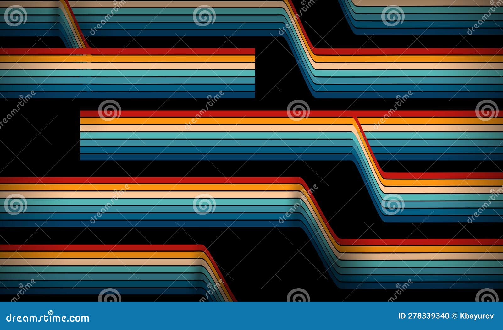 Vintage Striped Backgrounds, Posters, Banner Samples Stock Vector ...