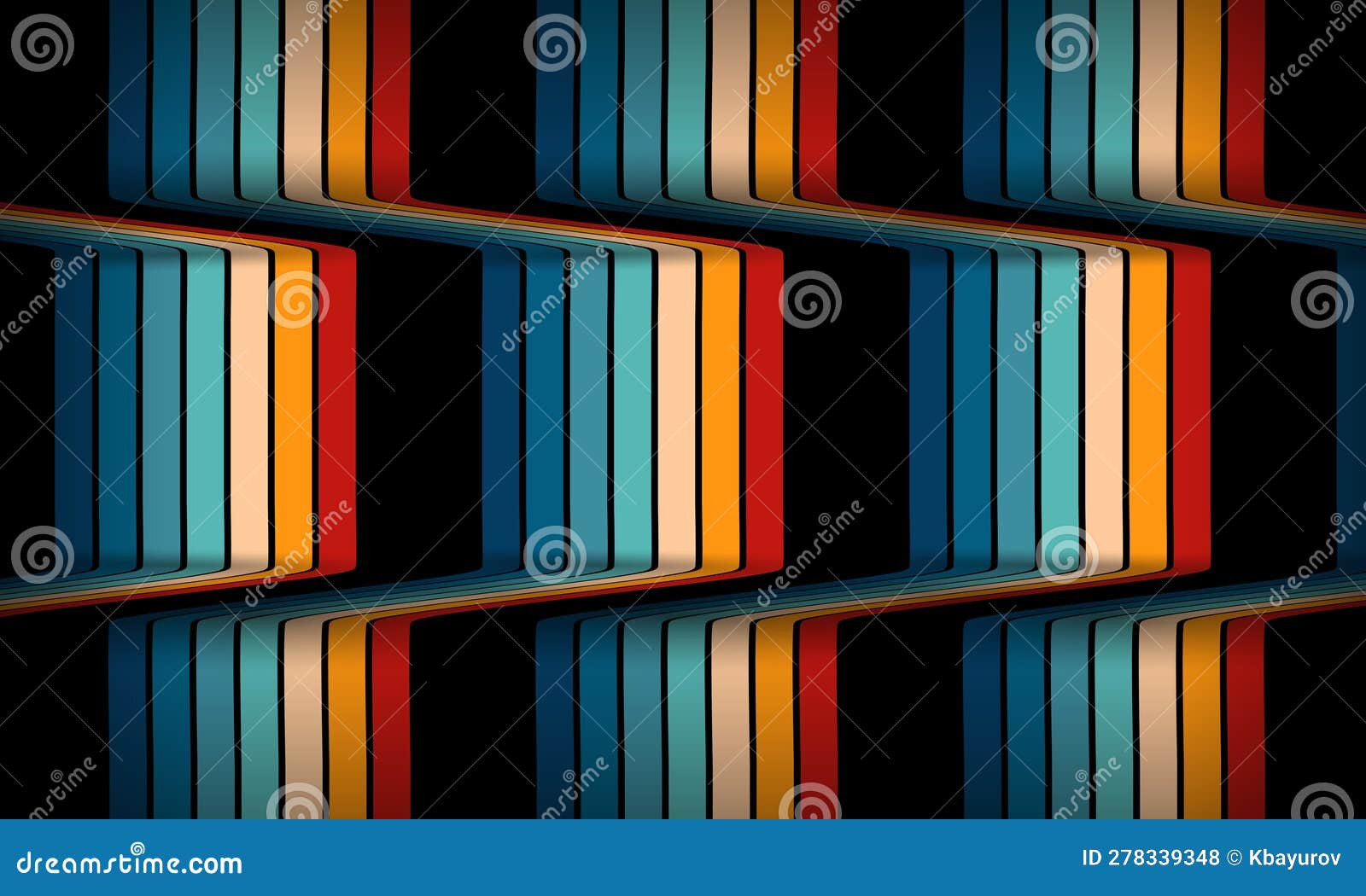 Vintage Striped Backgrounds, Posters, Banner Samples Stock Vector ...