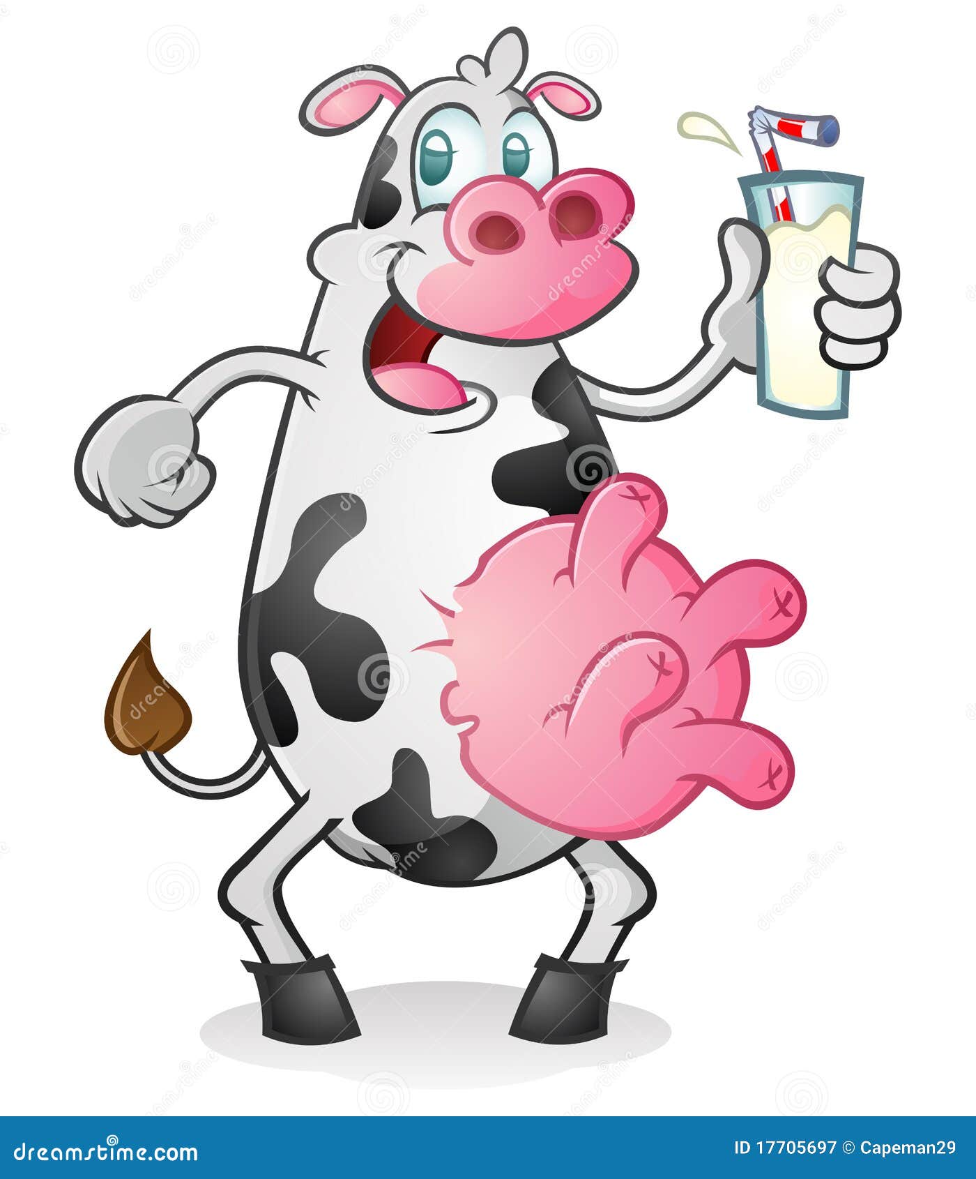 Cow Milk Animation