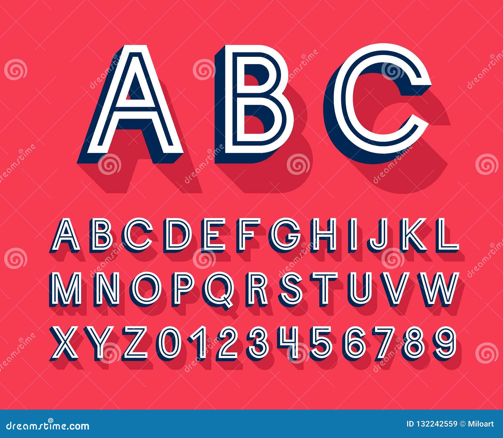 Creative Alphabet Letters Cartoon Vector | CartoonDealer.com #60427183