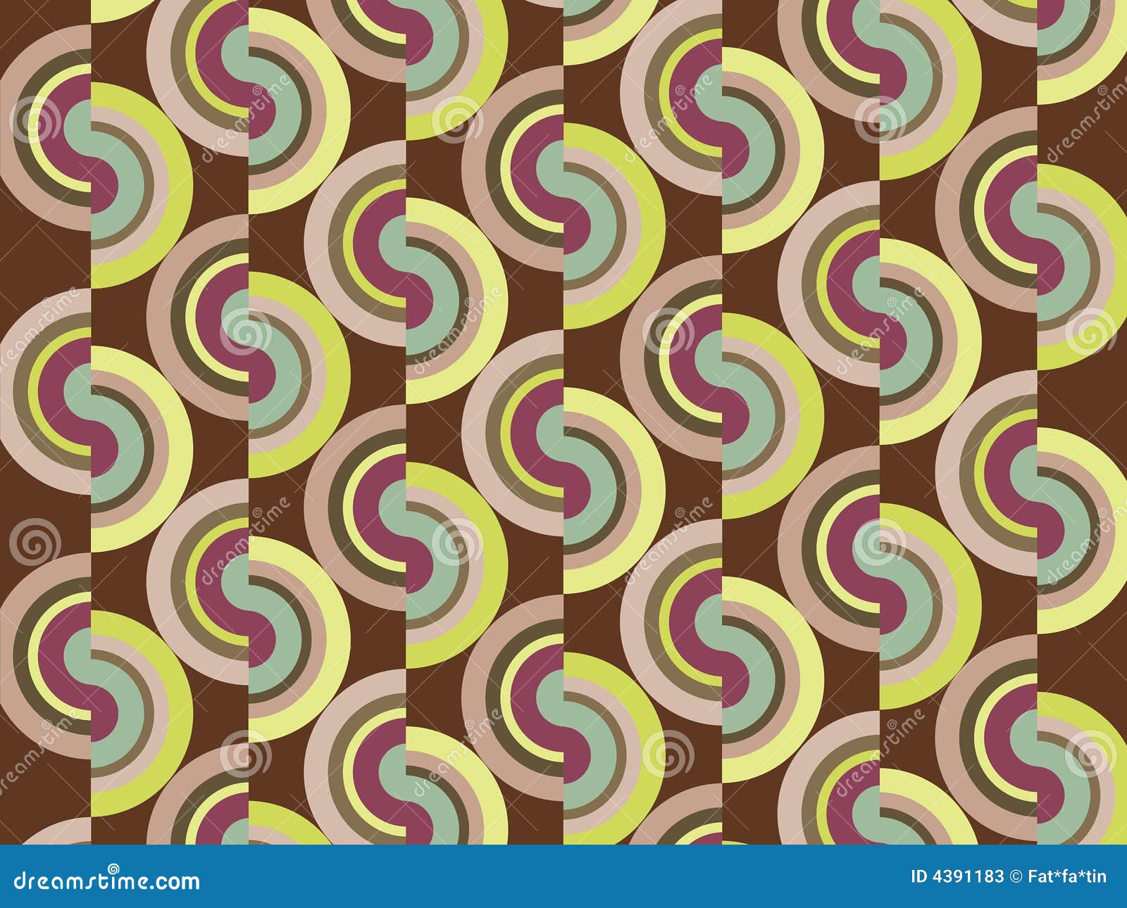 Retro curve disc stripes stock vector. Illustration of disc - 4391183