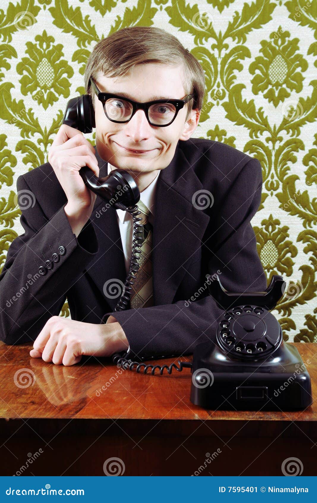 Retro customer service stock image. Image of expressive - 7595401
