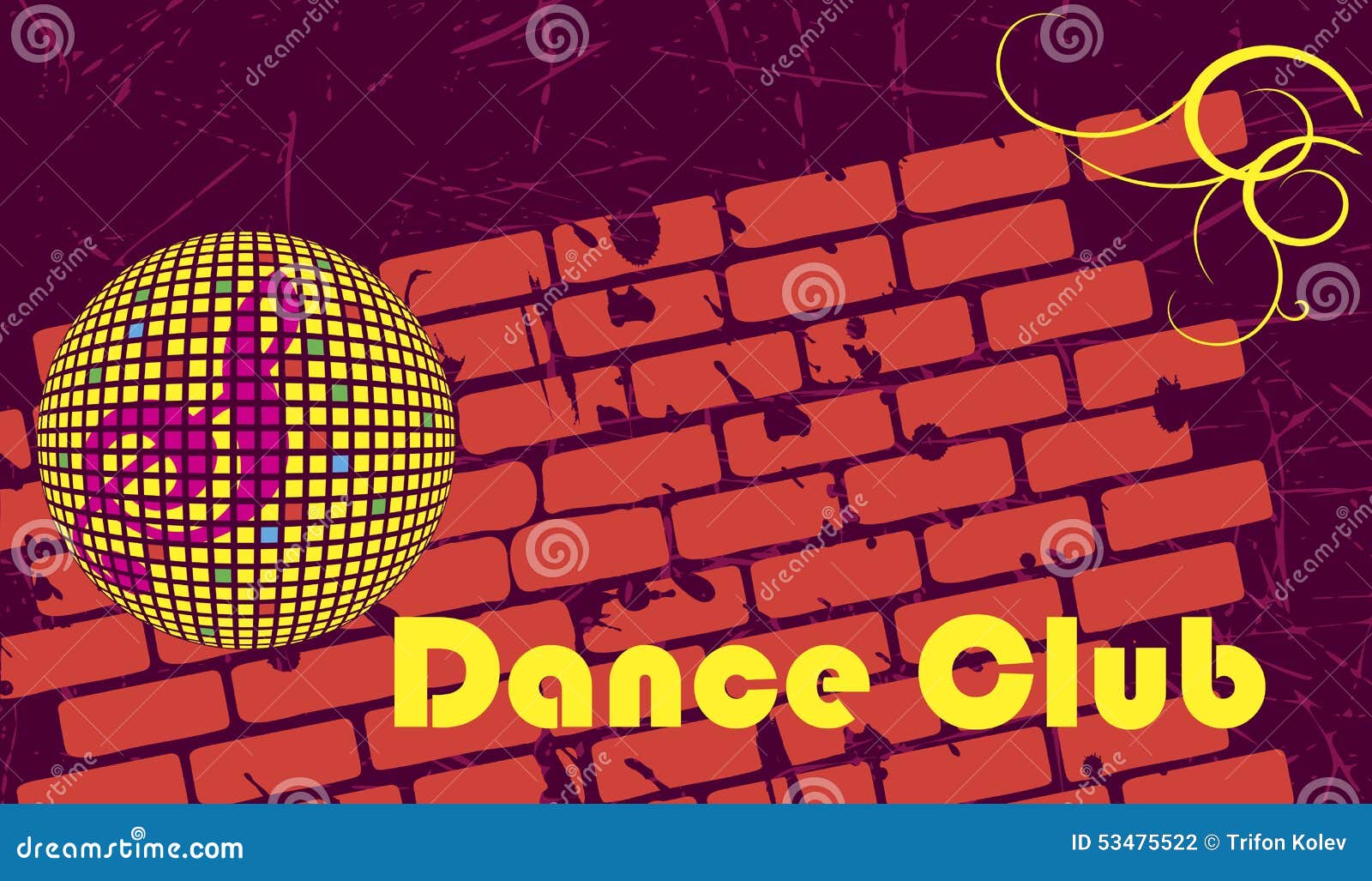 Retro Dance Studio 2 Banners Set Vector Illustration | CartoonDealer ...