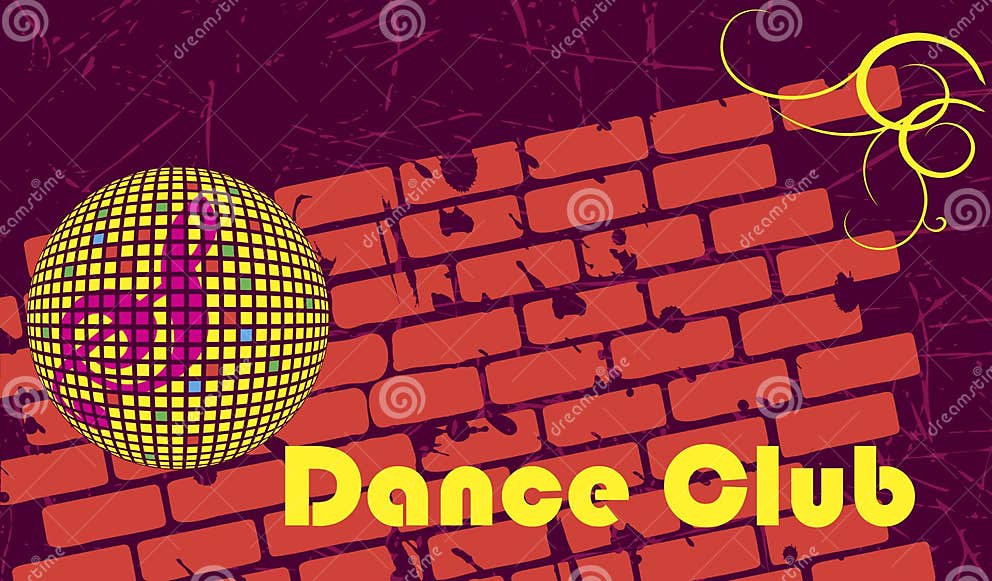 Retro Dance Club.Dance Party Stock Vector - Illustration of dance, club ...
