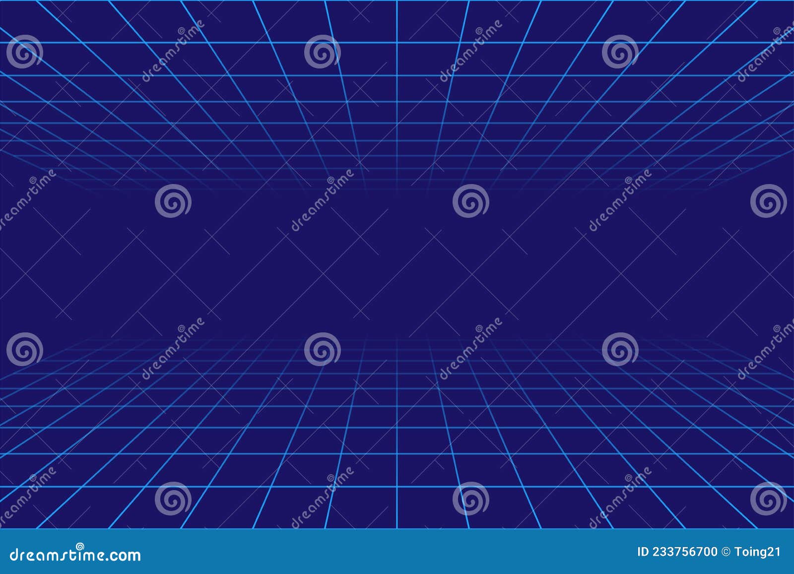 Retro Dark Blue with Grid Background Stock Illustration - Illustration ...