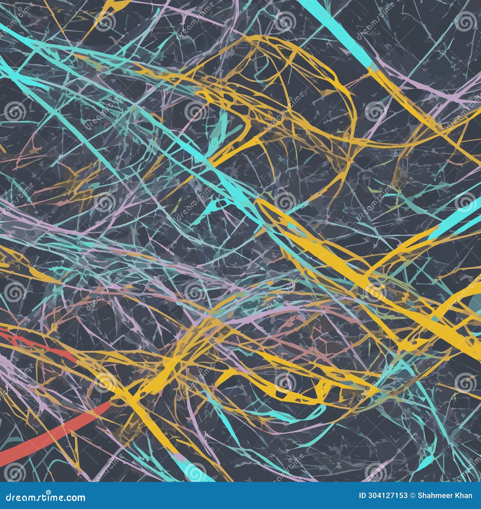 Retro Data Flow Dynamics Abstract Pattern Background - Unlocking ...