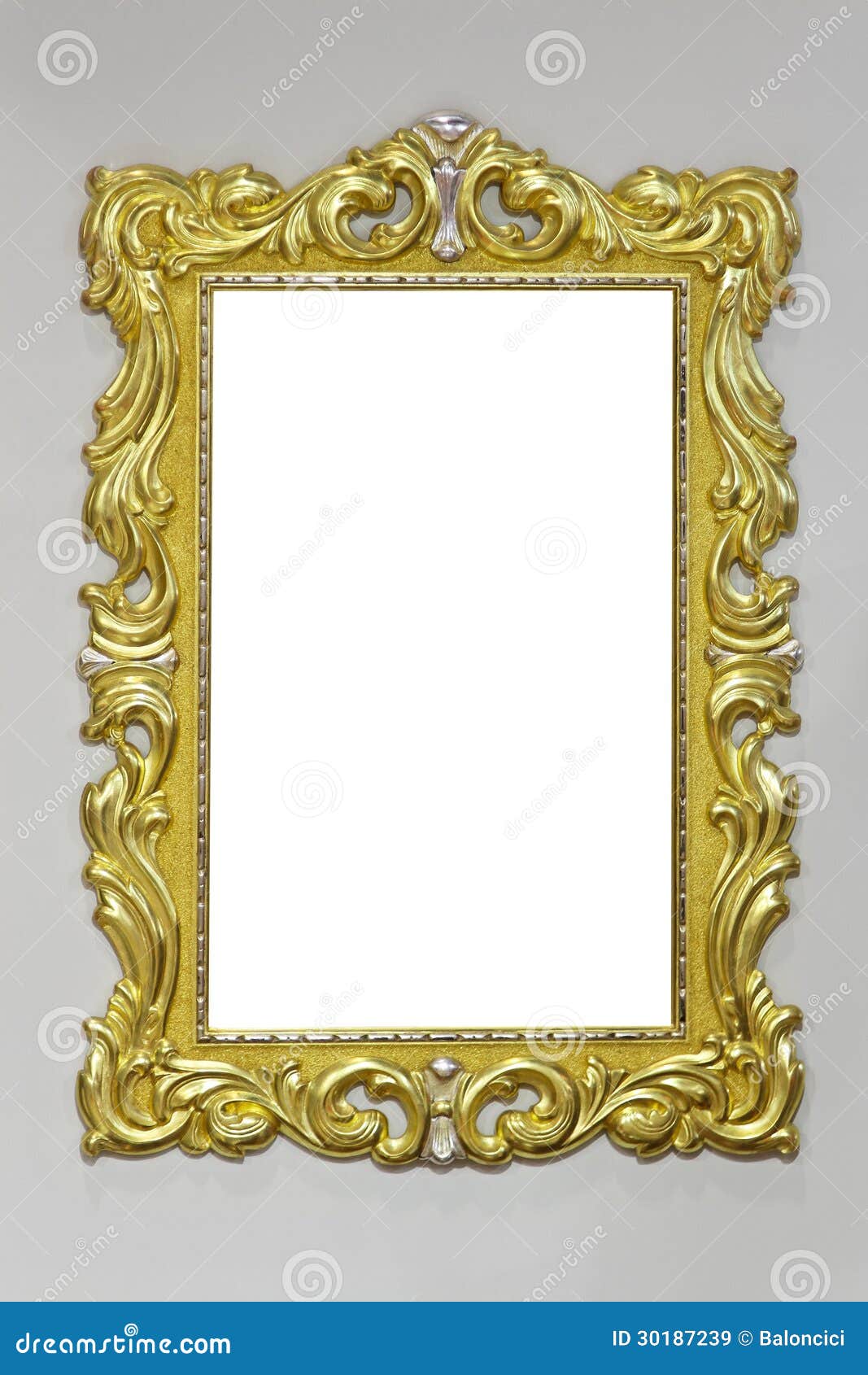 Golden frame stock image. Image of ancent, gold, rectangular - 30187239