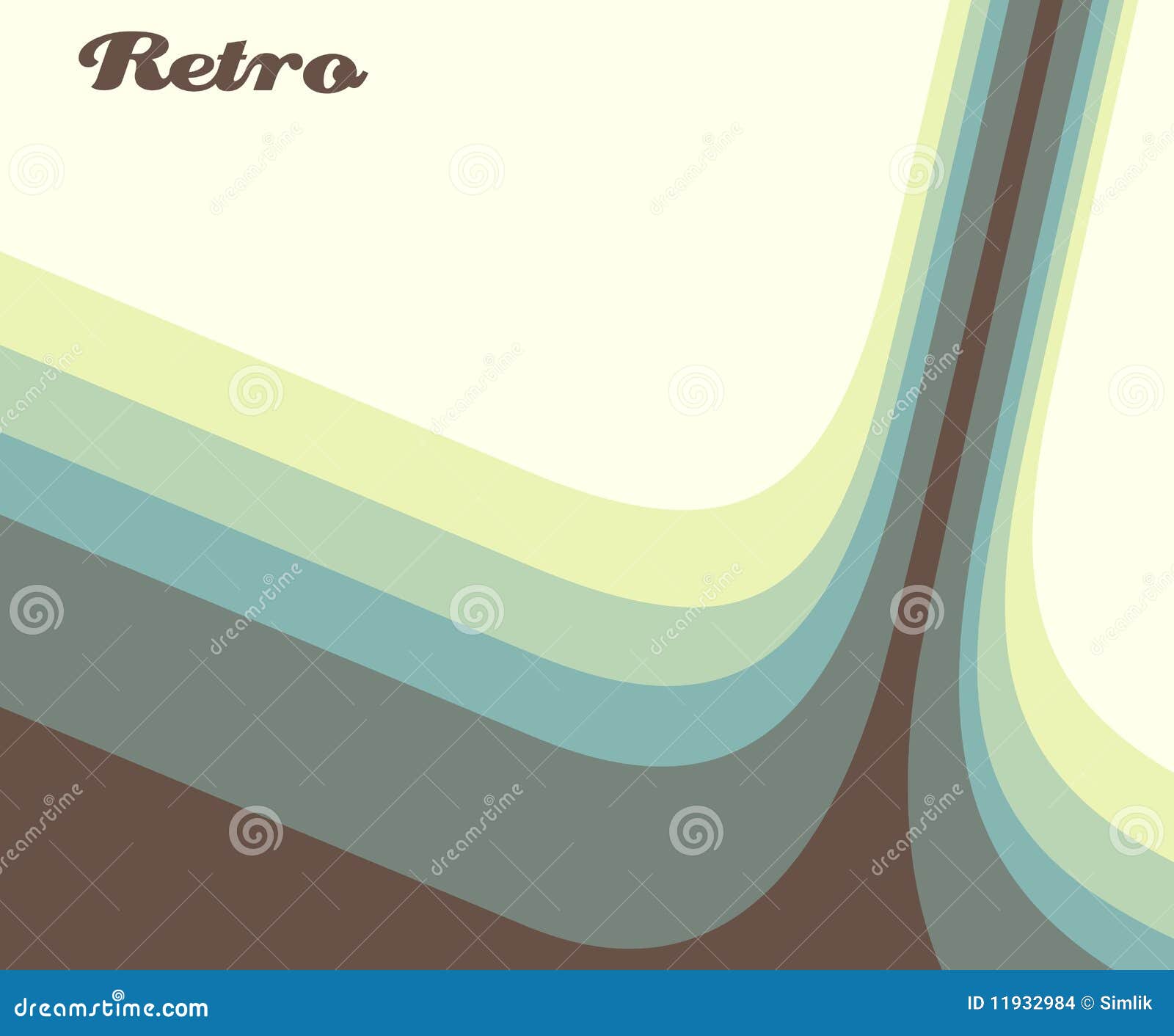 Retro design card stock vector. Illustration of abstract - 11932984