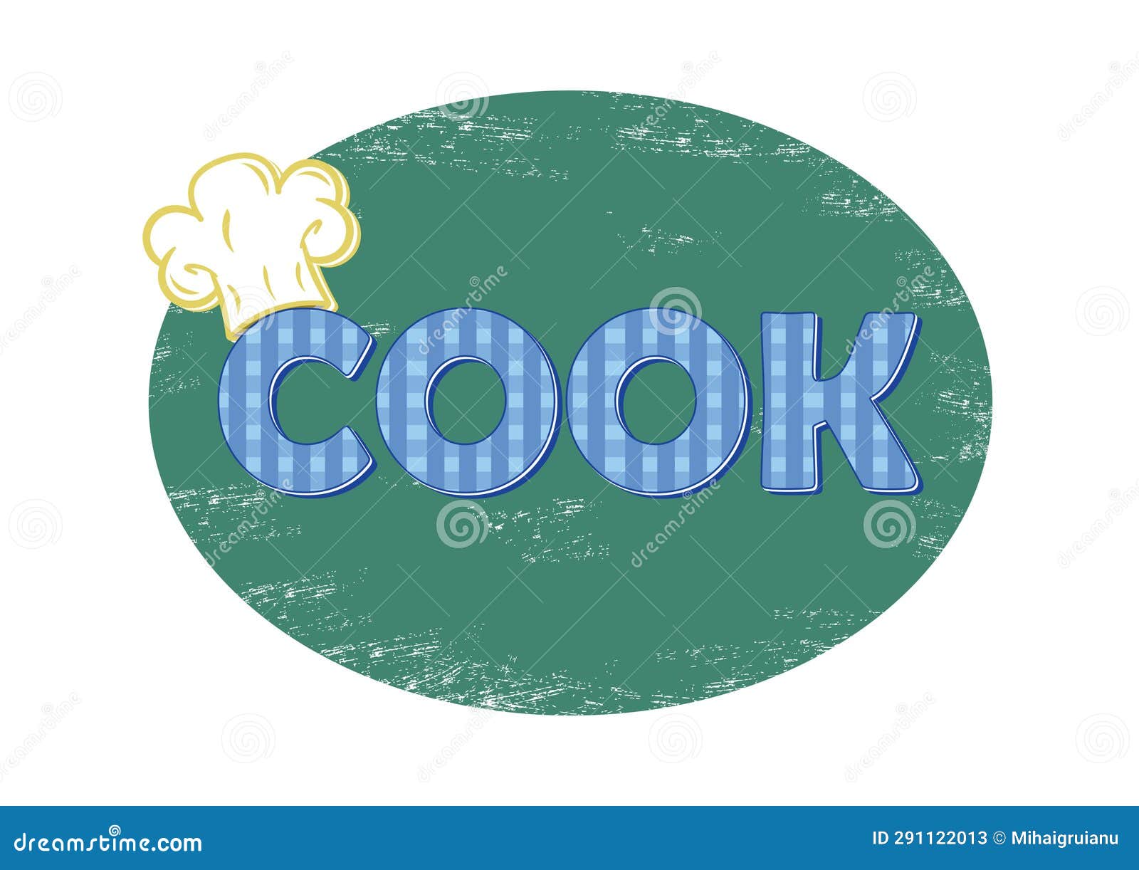 Retro Design Cook Logo Template Stock Vector - Illustration of concept ...