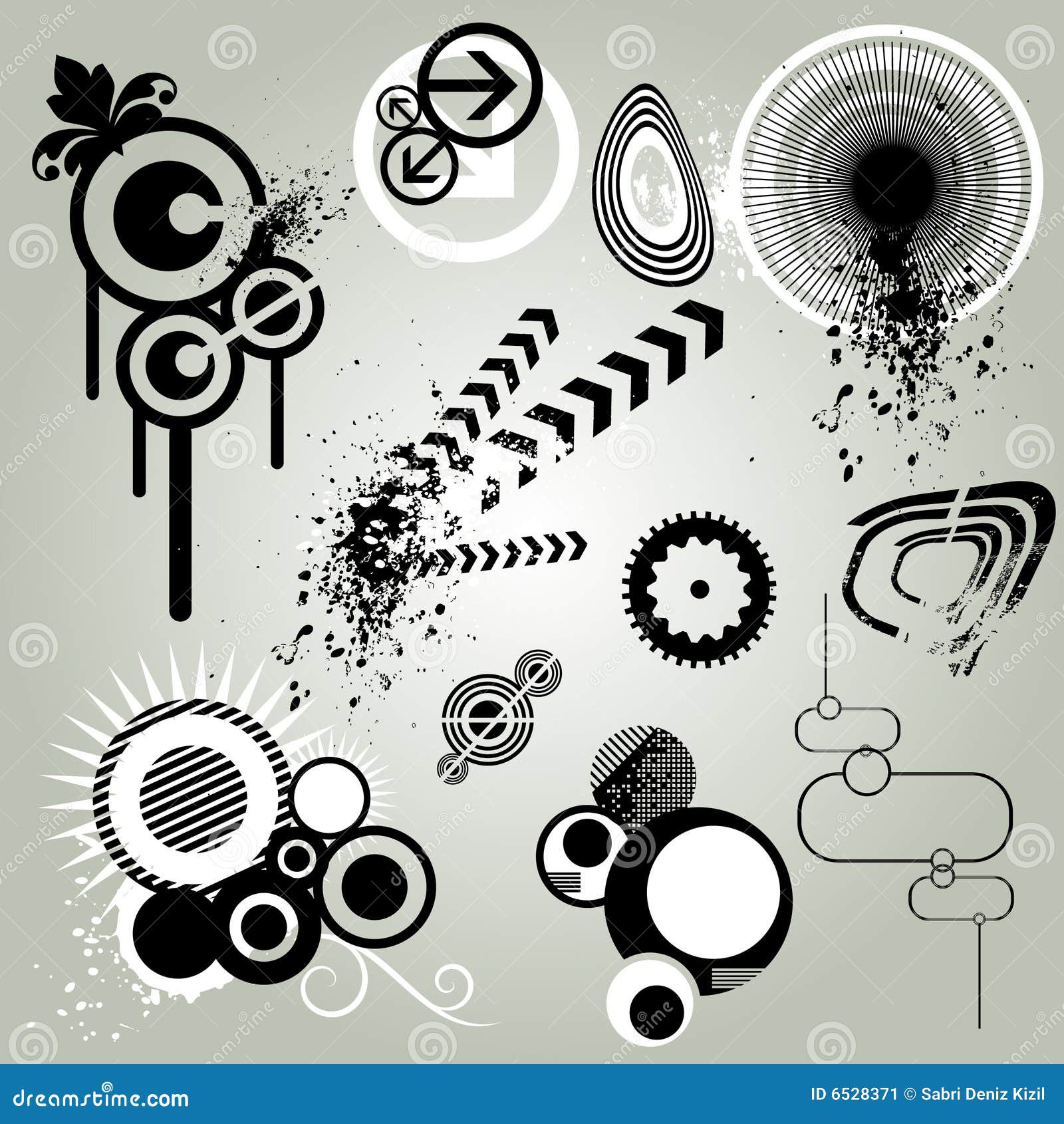 Retro design element stock vector. Illustration of decoration - 6528371