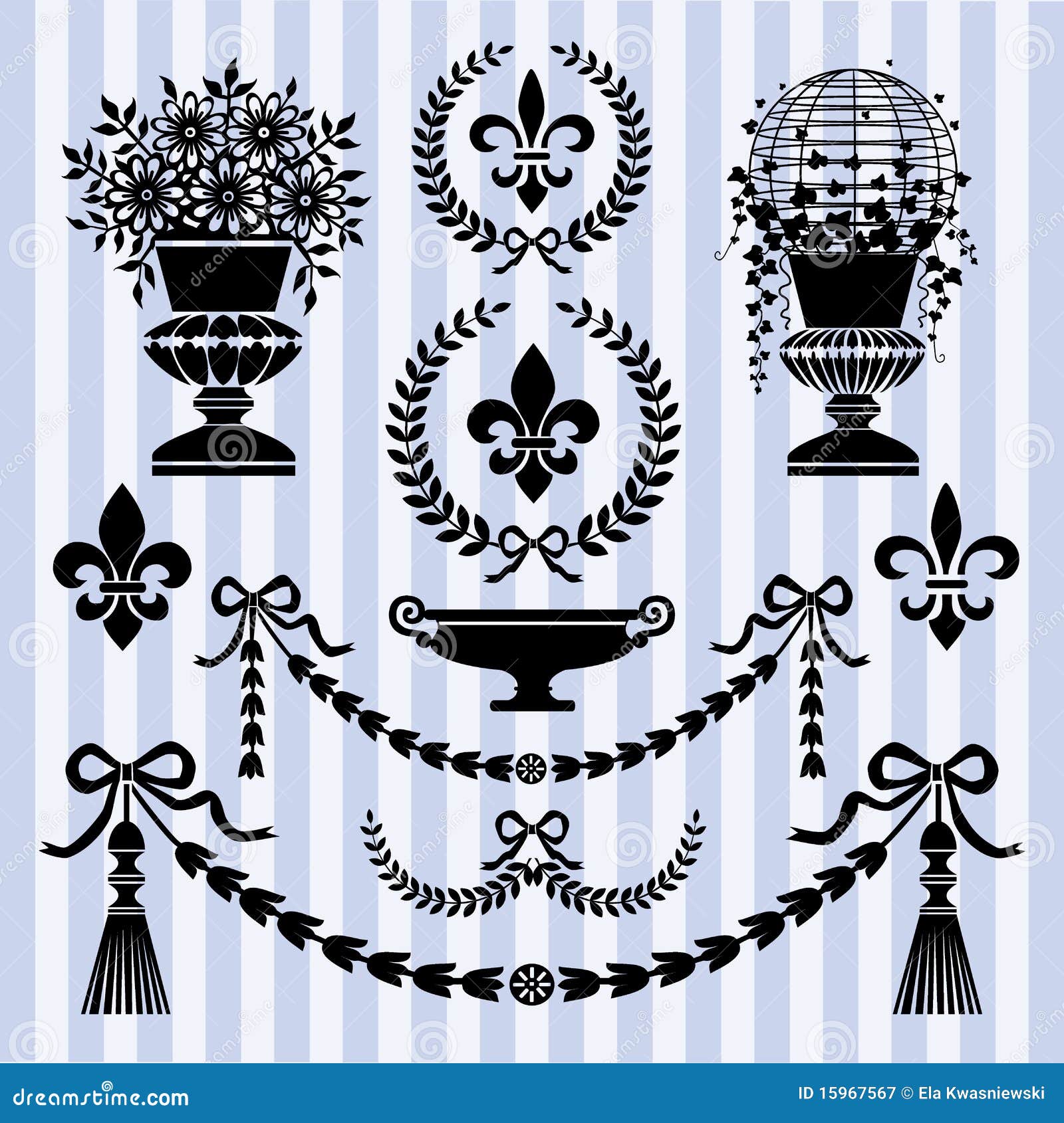 Retro design elements stock vector. Illustration of decoration - 15967567