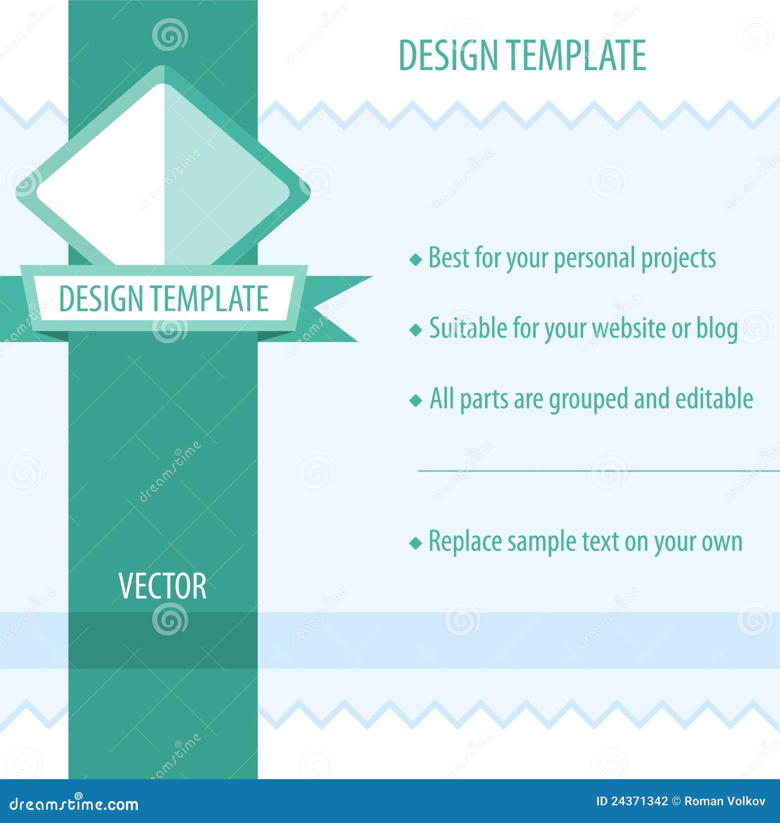 Retro Design Template stock vector. Illustration of internet - 24371342