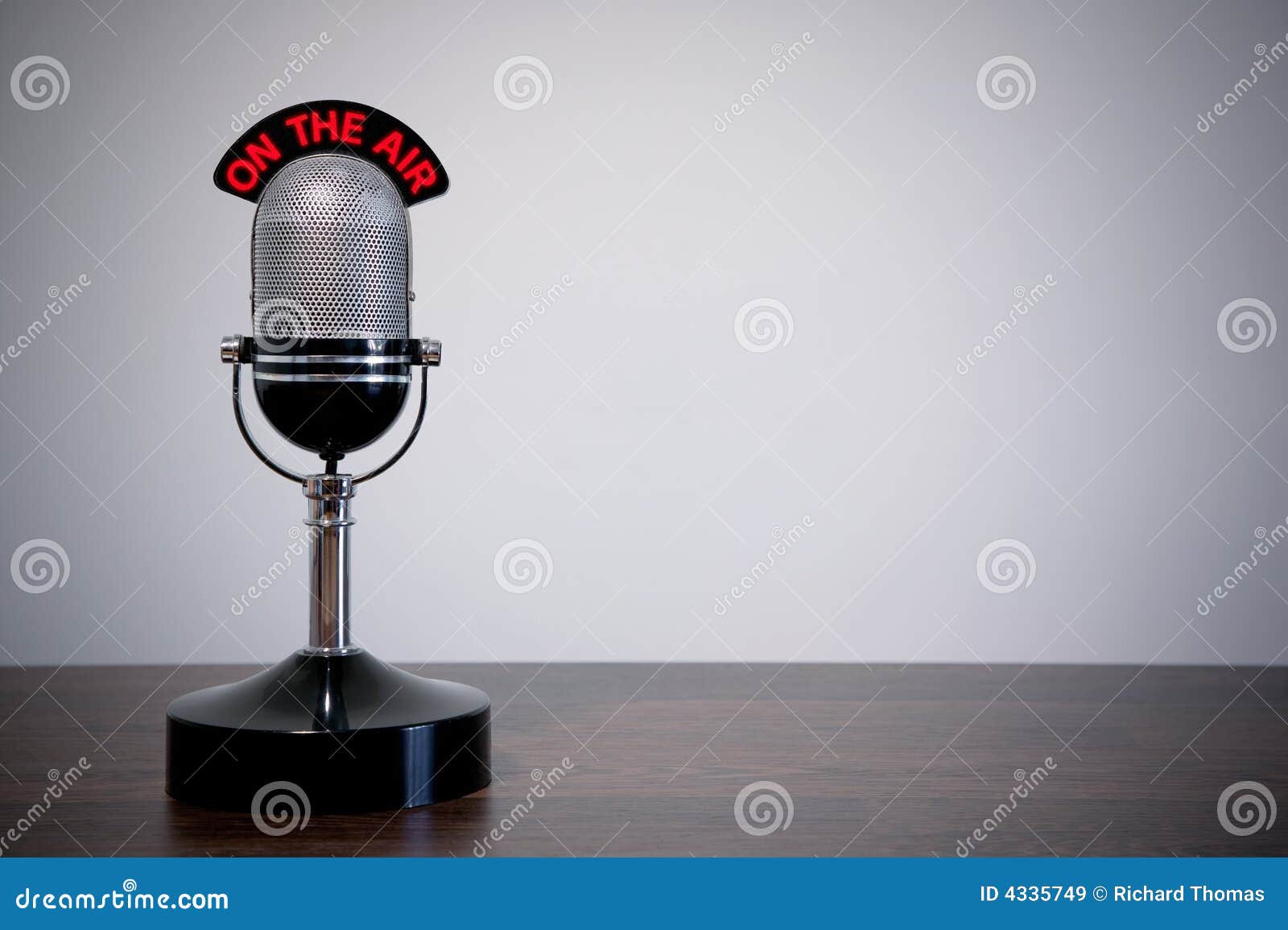 Retro Desk Microphone stock image. Image of design, classic - 4335749