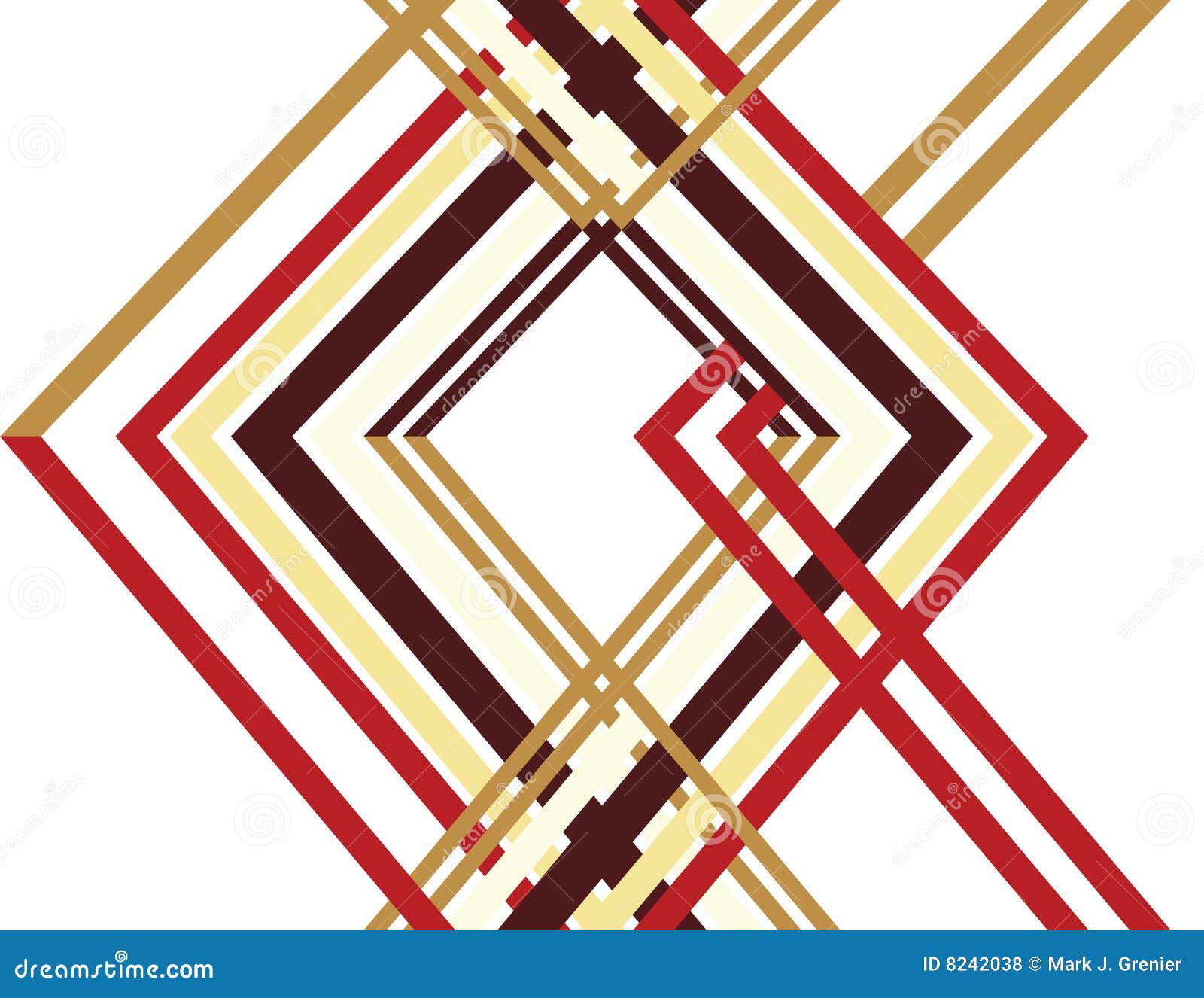 Retro Diamond Quilt Pattern Vector Illustration | CartoonDealer.com ...
