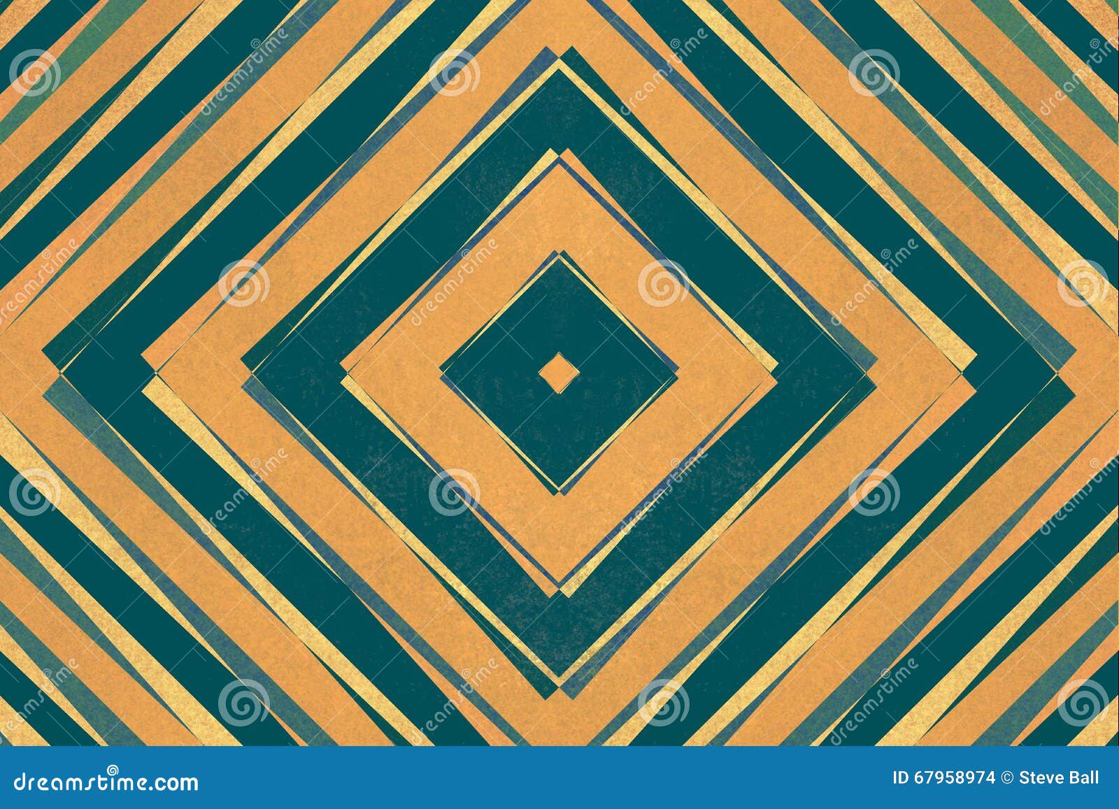Retro Diamond Shapes Pattern Stock Illustration - Illustration of ...