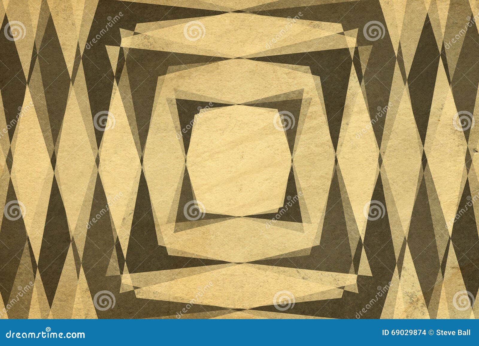 Retro Diamond Shapes Pattern Stock Illustration - Illustration of ...