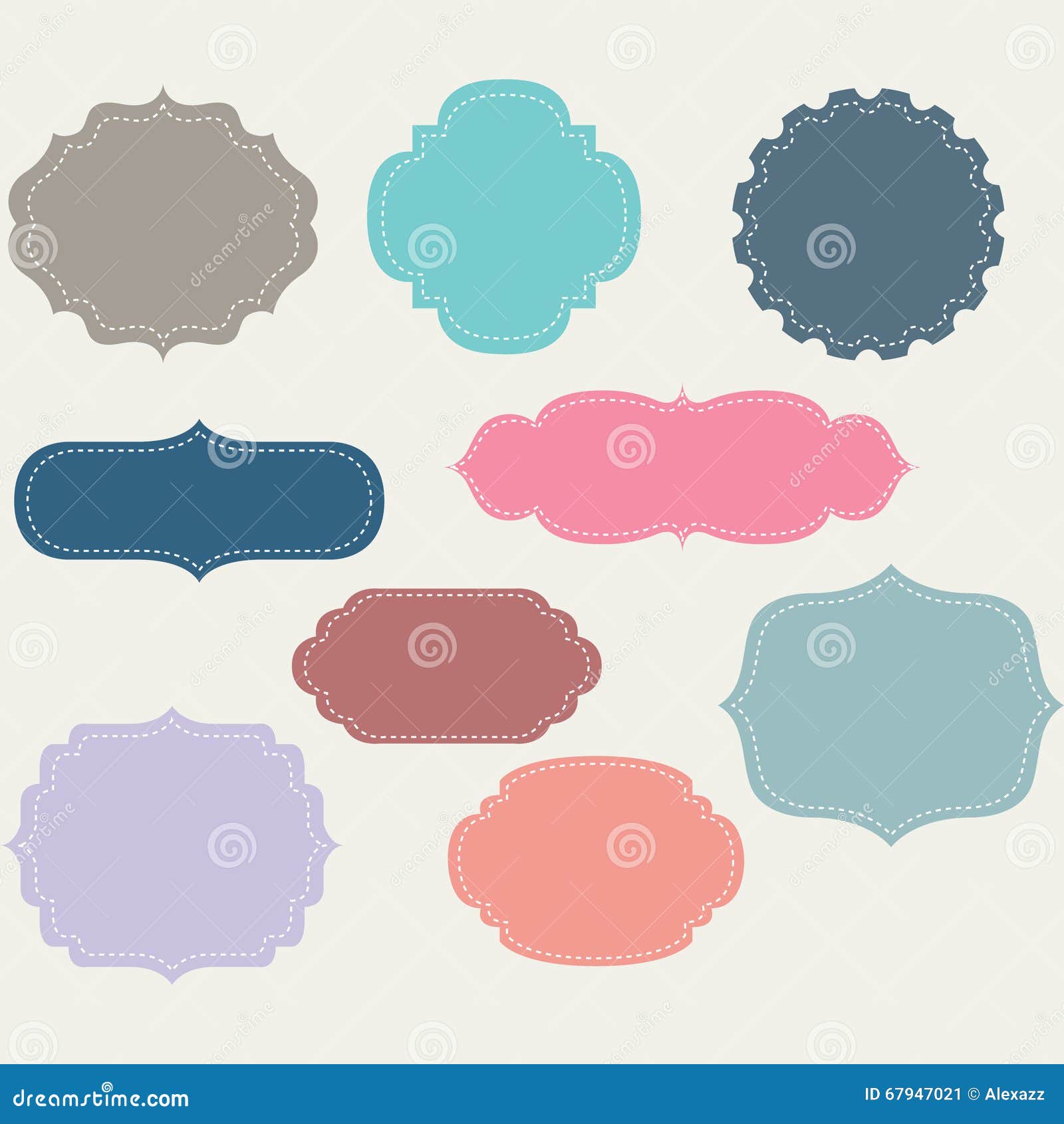 Digital Hud Frames. Futuristic User Interface Digital Panels And ...