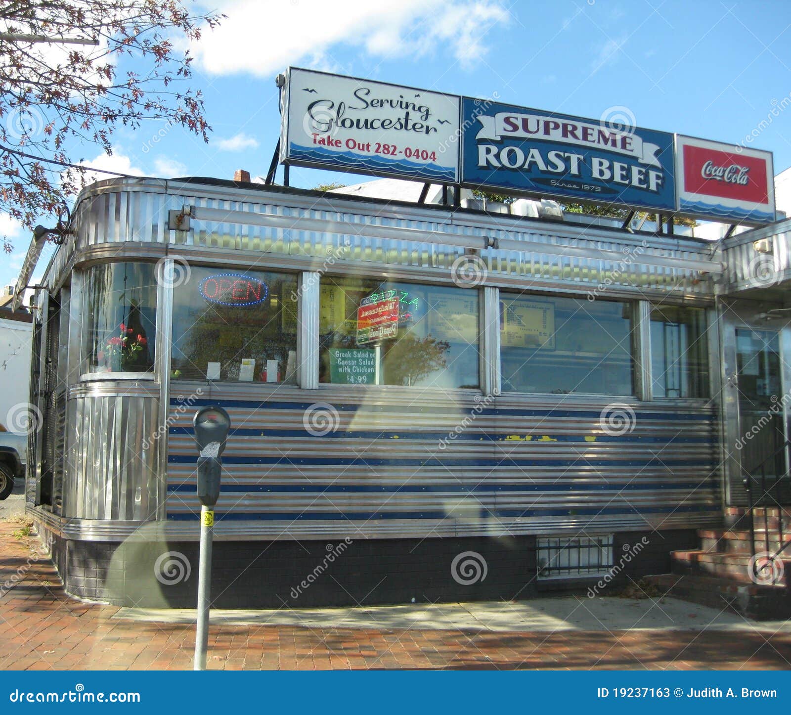 Retro Diner editorial stock photo. Image of popular, meter - 19237163