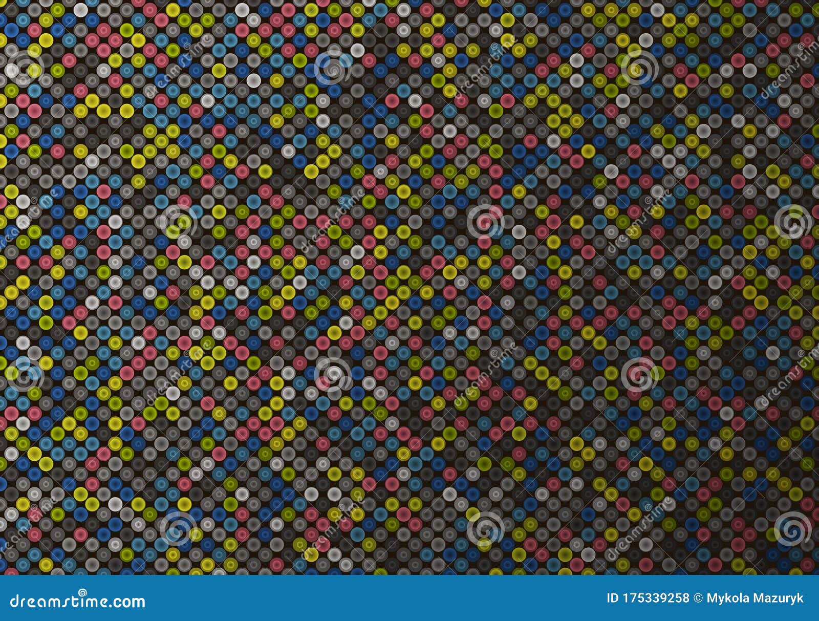 Retro Disco Party Dots Background Stock Vector - Illustration of ...