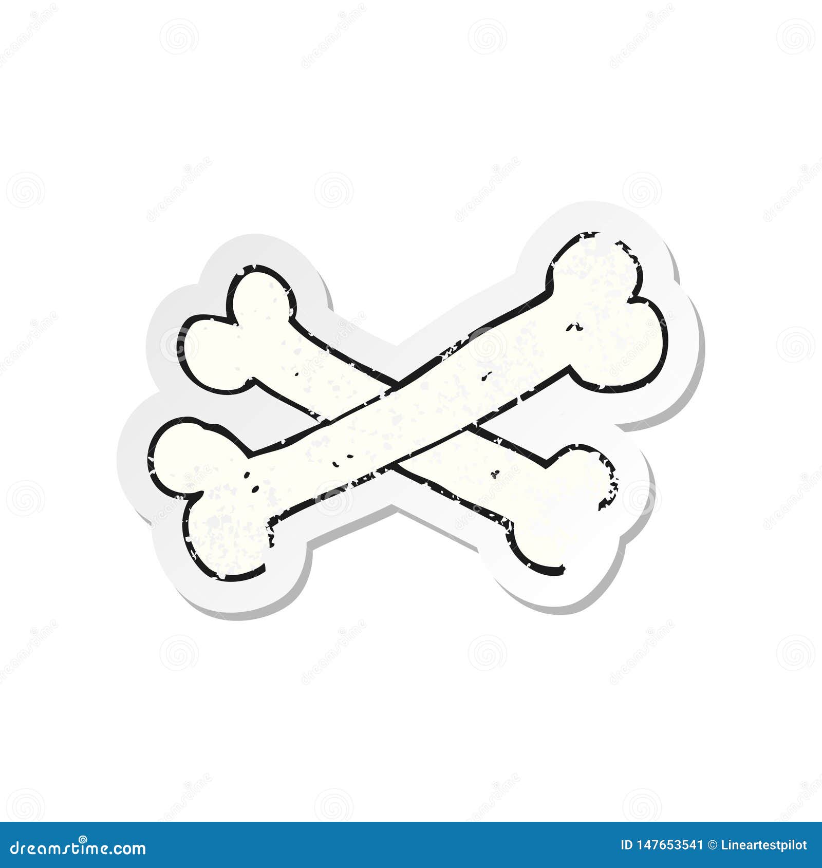 Cartoon Old Bones Royalty-Free Stock Photo | CartoonDealer.com #37025187